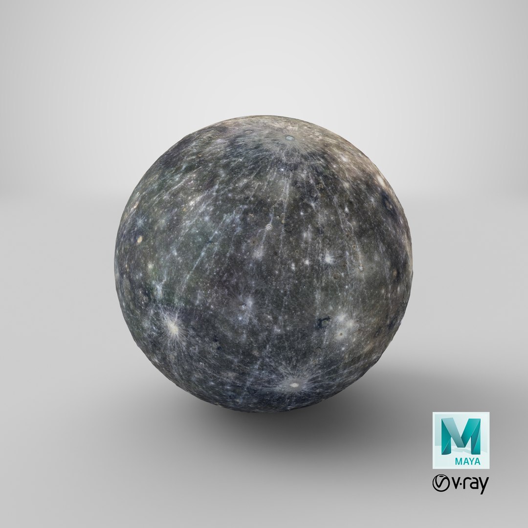 3D Mercury Planet - TurboSquid 1337445