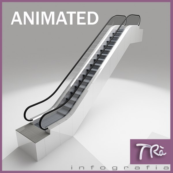 Animated Escalator 3D Models for Download | TurboSquid
