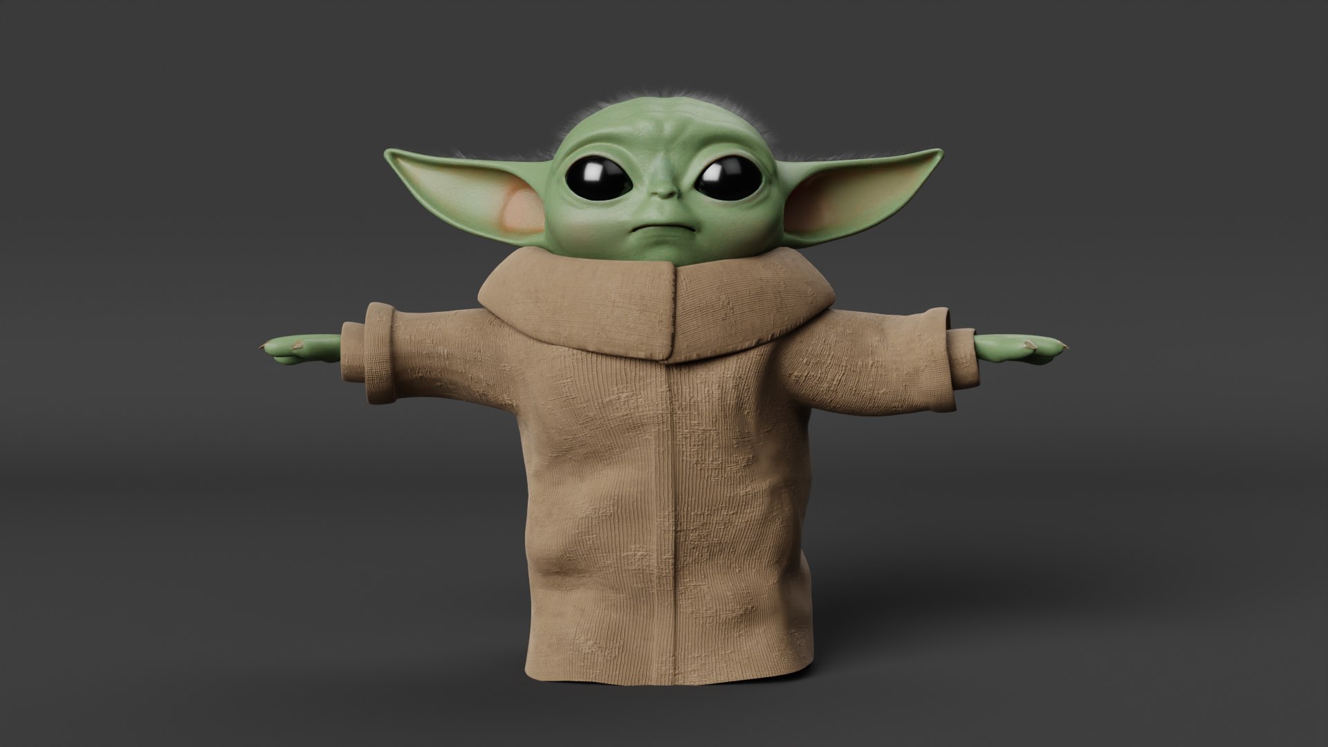 Baby Yoda 3D Model - TurboSquid 1664043