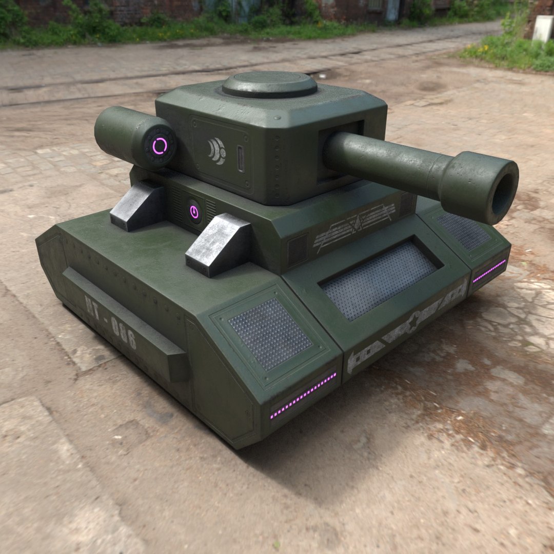 hover tank 3d max