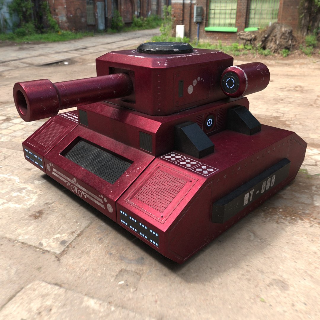 hover tank 3d max