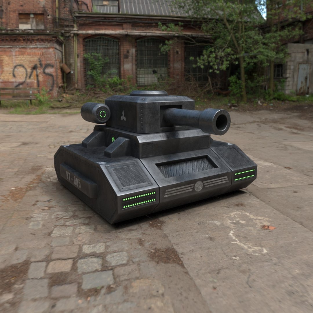 hover tank 3d max