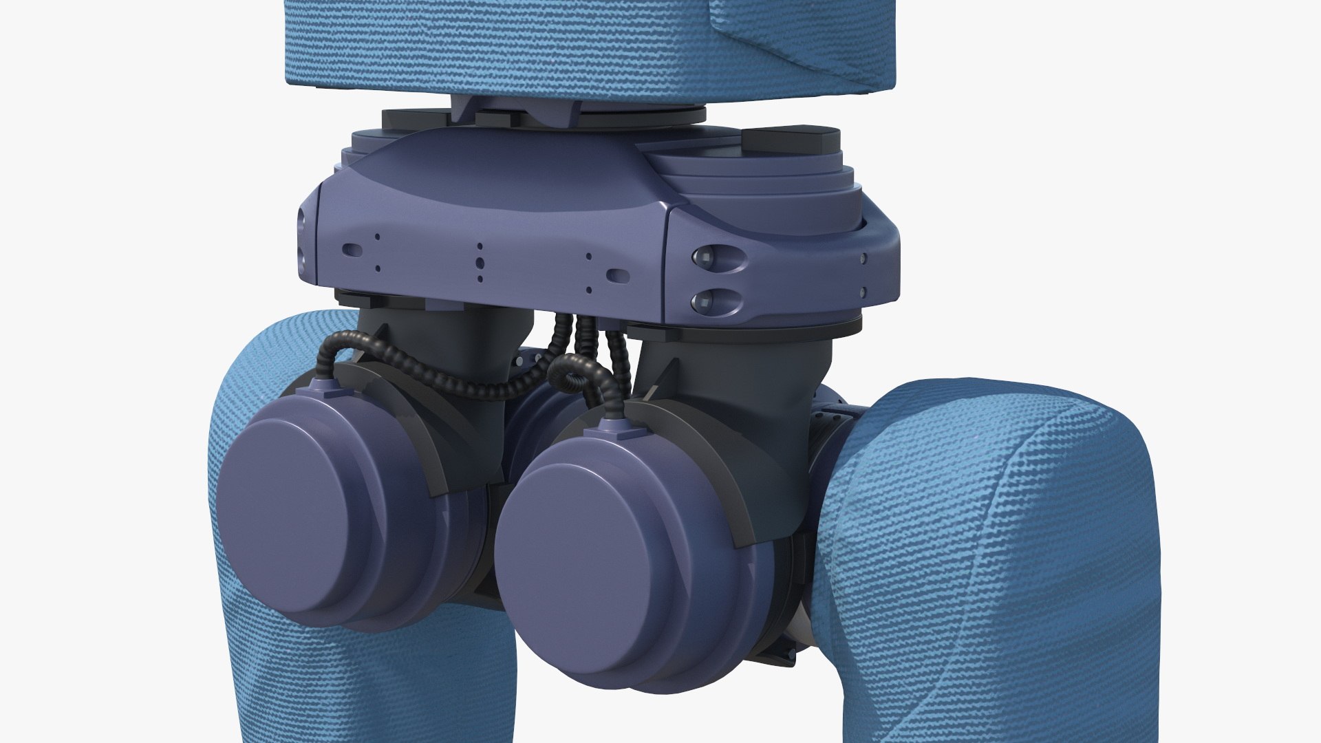 Humanoid Robot With Dexterous Hands Rigged For Maya 3D Model ...