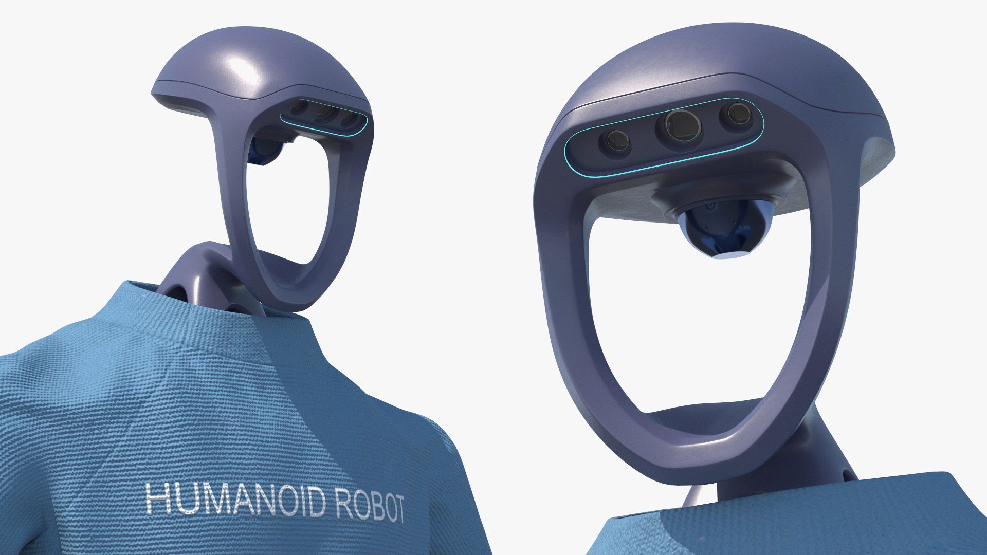 Humanoid Robot With Dexterous Hands Rigged For Maya 3D Model ...