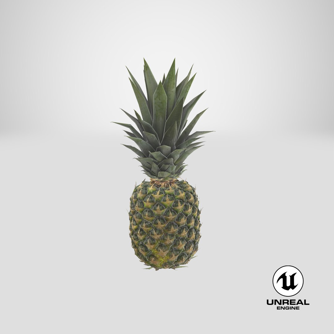 3D Ultra Detailed Pineapple model - TurboSquid 1825446