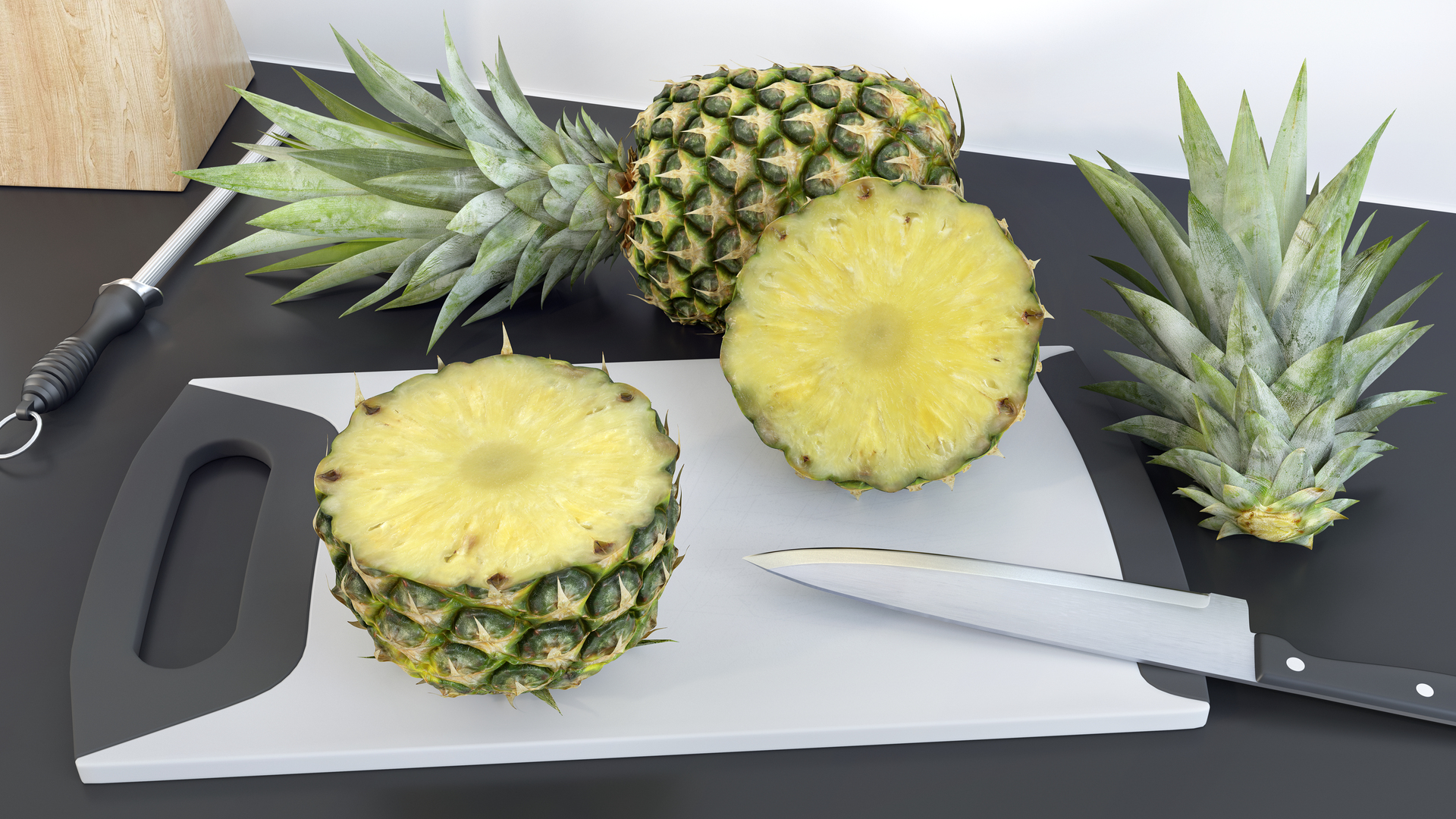 modelo 3d Modelo 3D de piña realista ultra detallado - TurboSquid 1825446