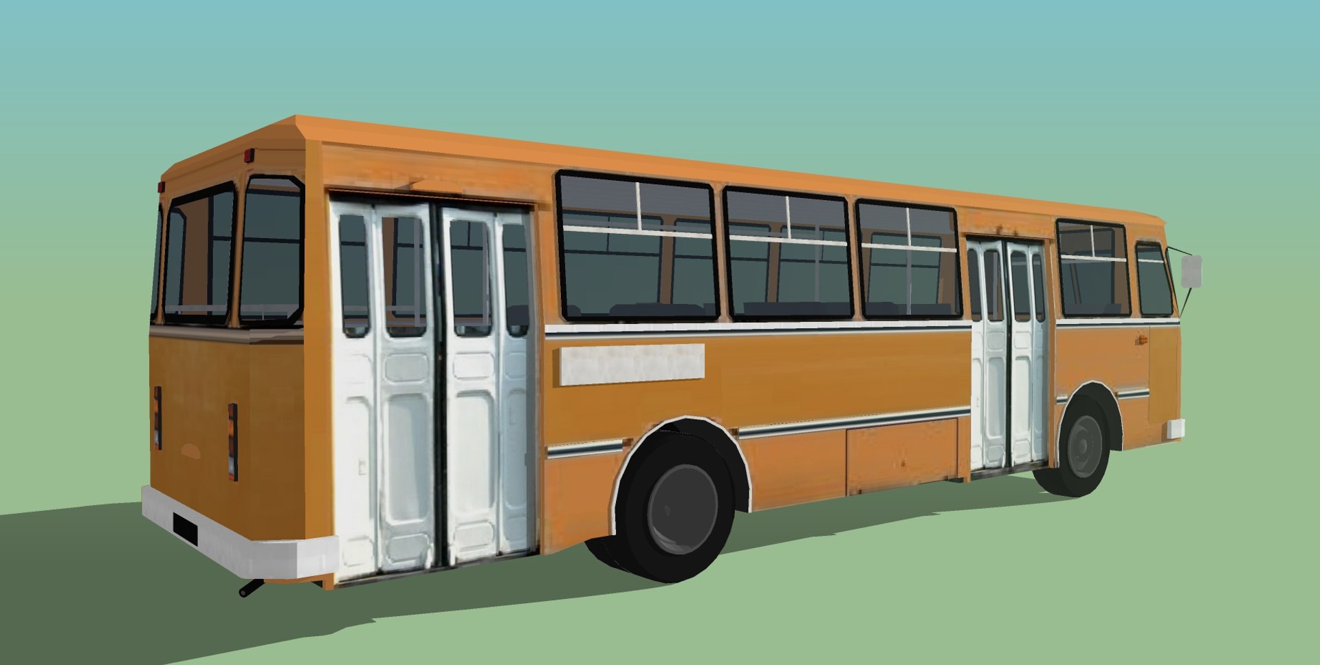 Soviet Bus 3D Model - TurboSquid 1510350