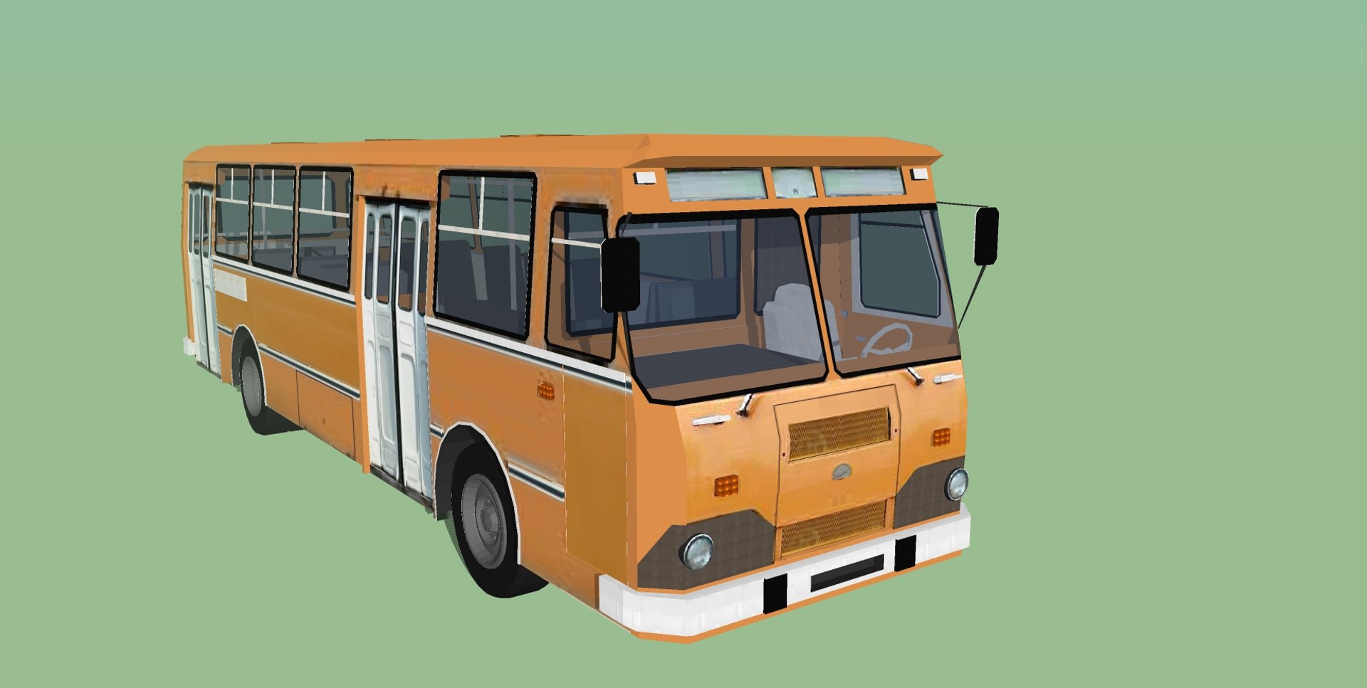 Soviet Bus 3D Model - TurboSquid 1510350