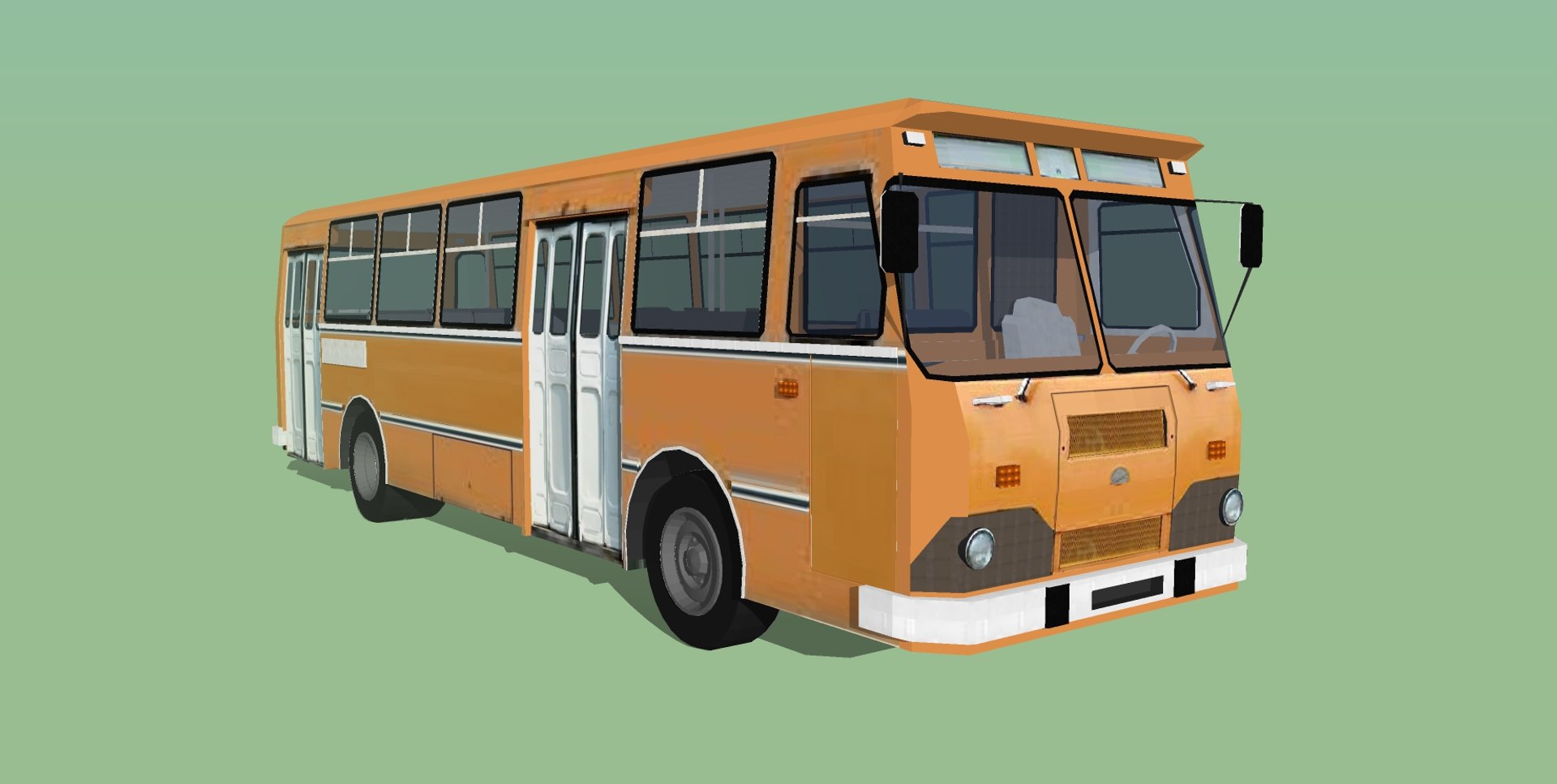 Soviet Bus 3D Model - TurboSquid 1510350