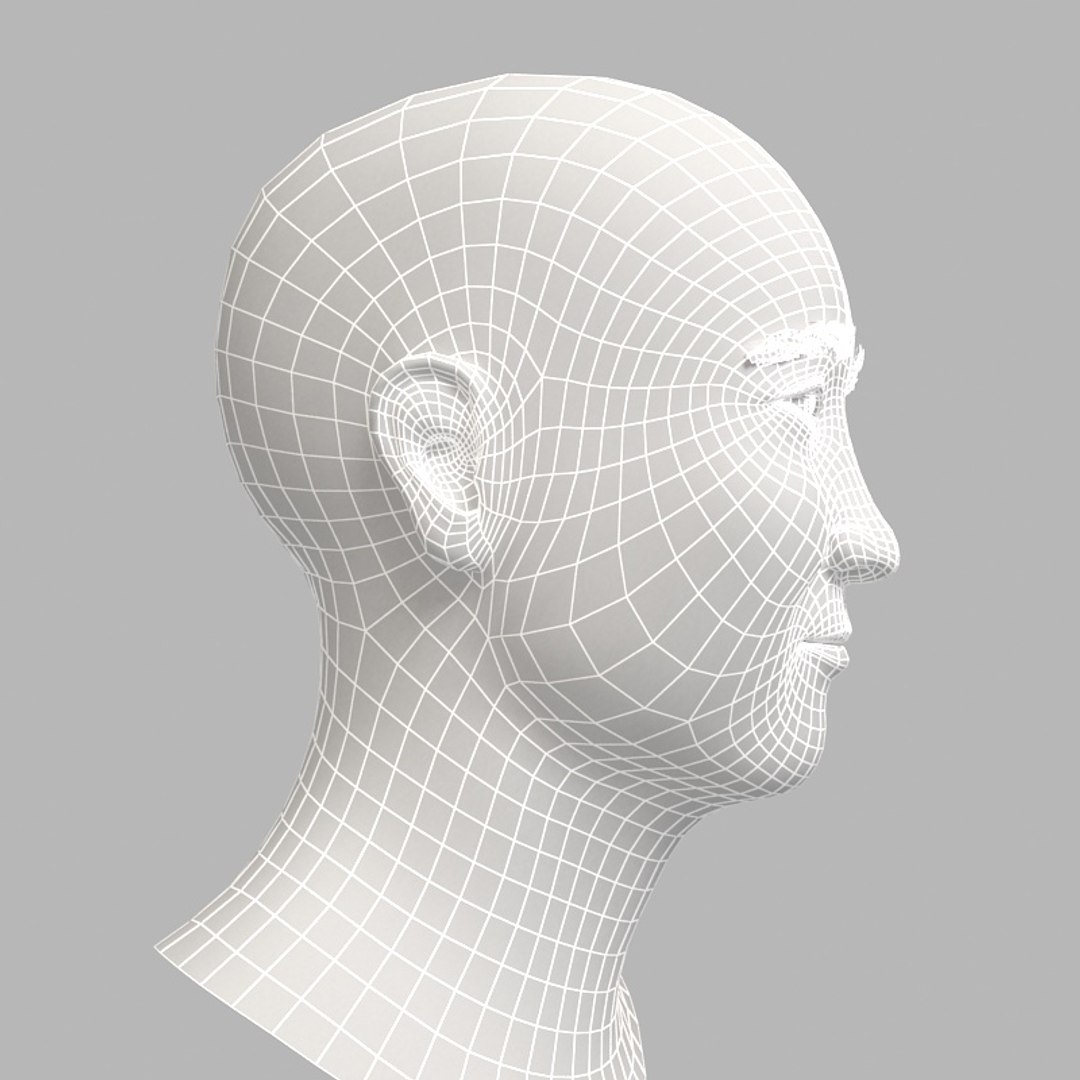 Realistic asian man head 3D model - TurboSquid 1206037