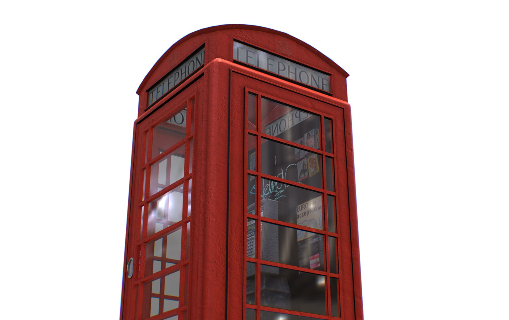 English Telephone Boxes Collection 3D Model - TurboSquid 2146692