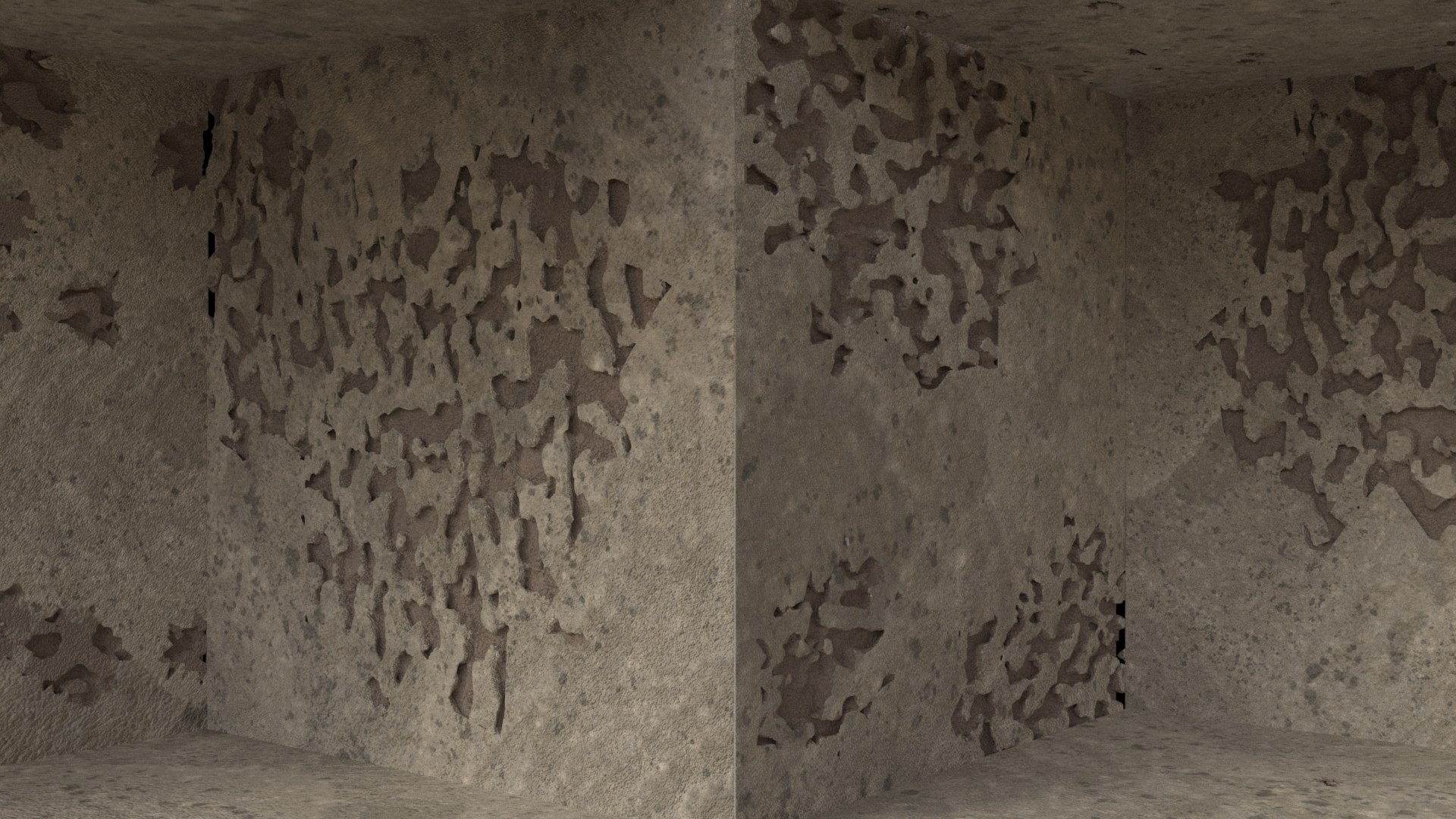 Wall damaged 3D - TurboSquid 1692047