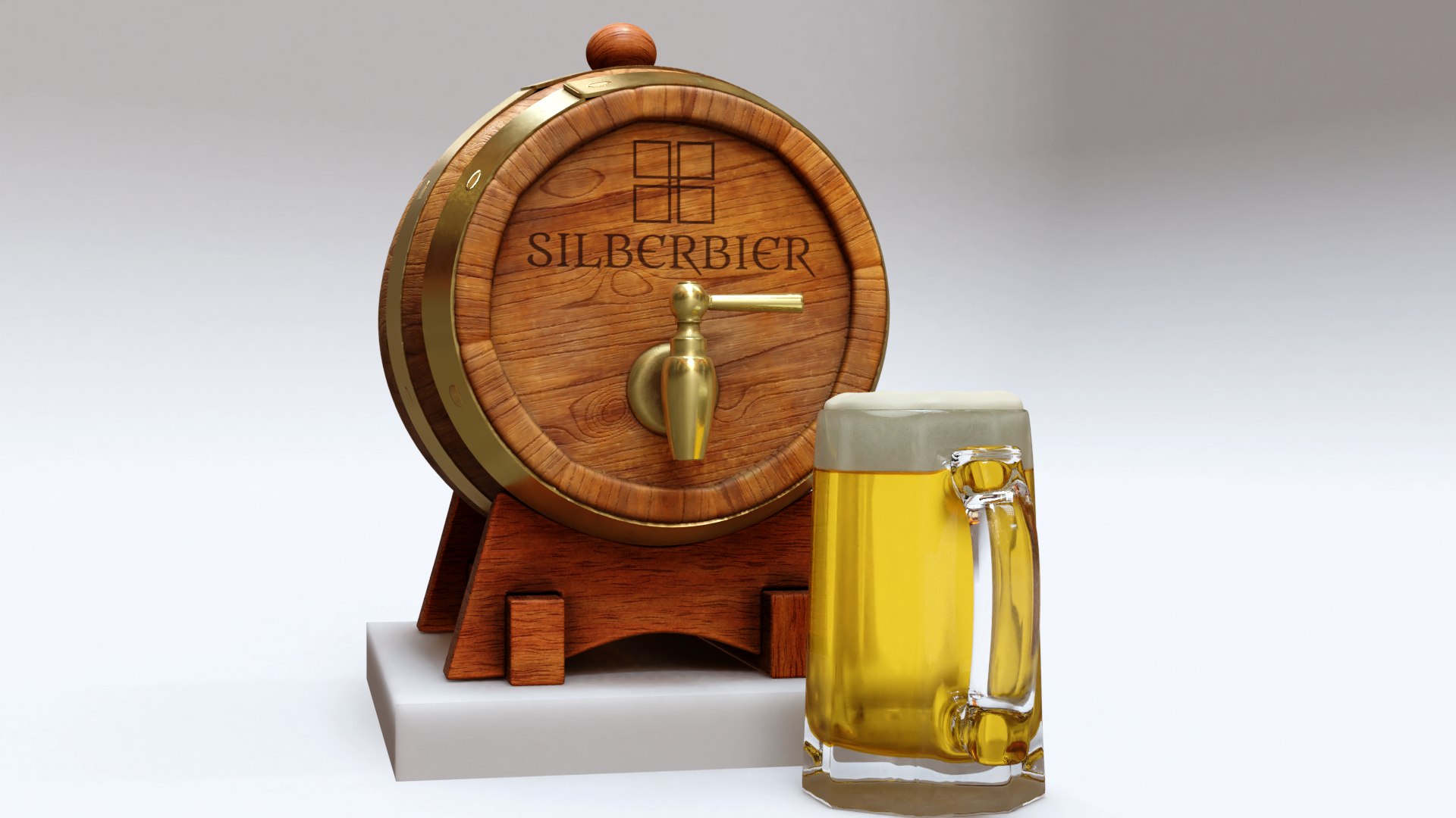 Beer Barrel 3D Model - TurboSquid 1782712