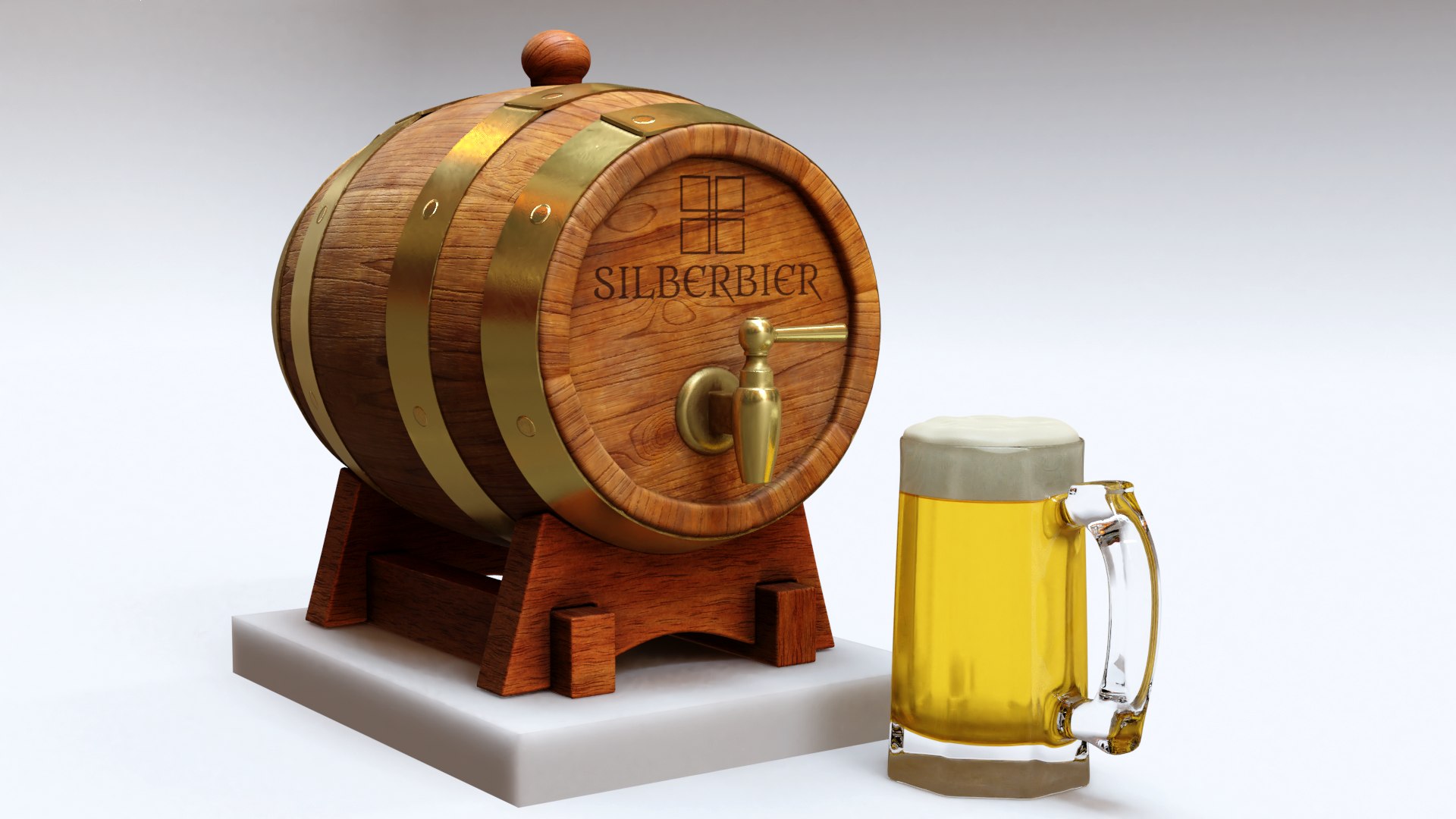 Beer Barrel 3D Model - TurboSquid 1782712