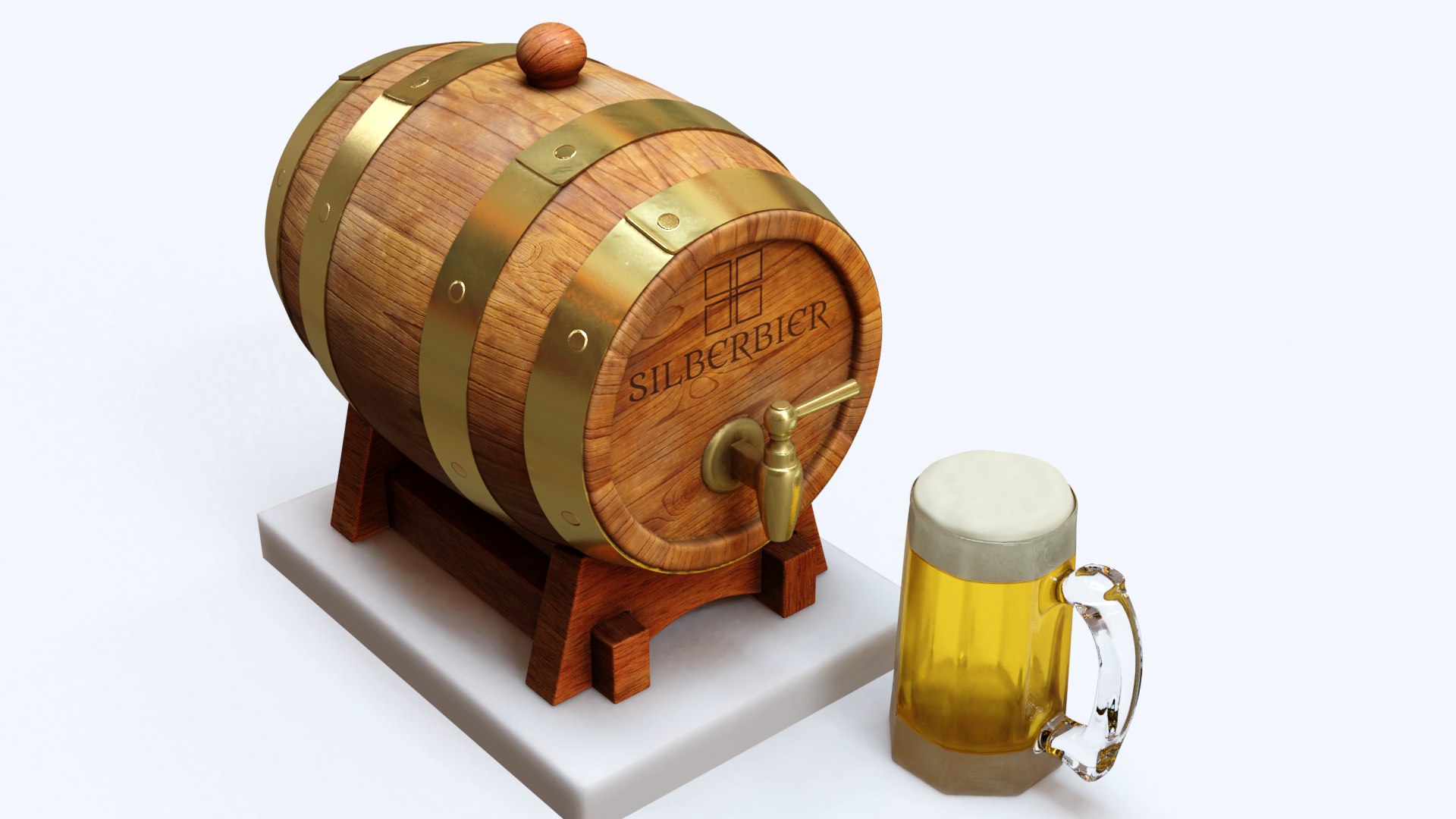 Beer Barrel 3D Model - TurboSquid 1782712