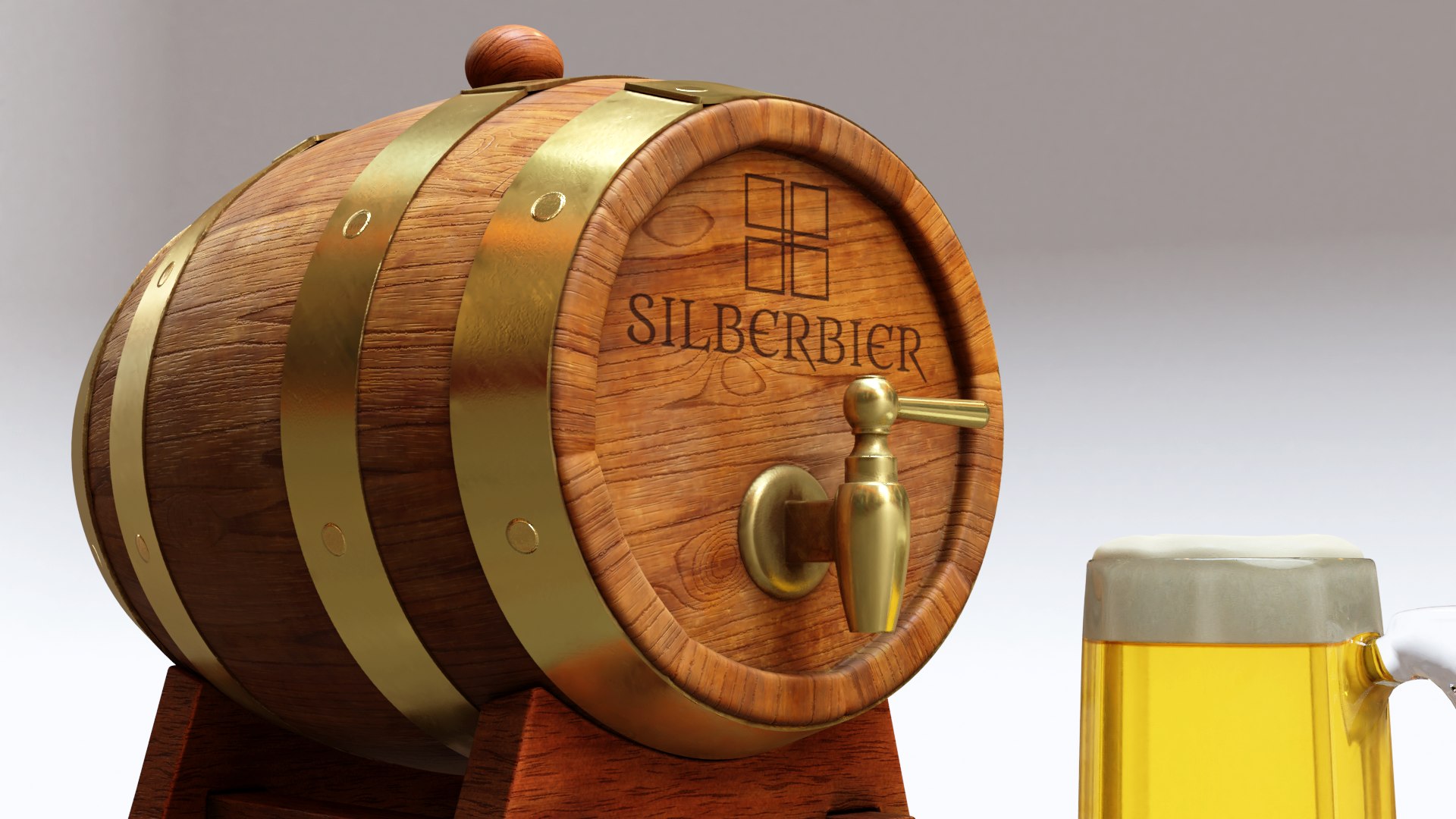 Beer Barrel 3D Model - TurboSquid 1782712