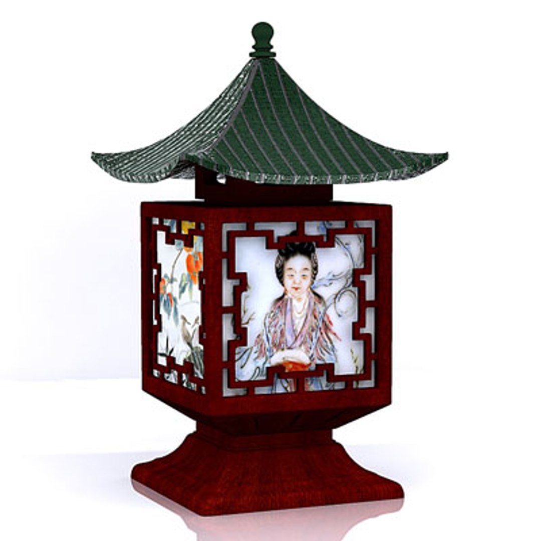 Chinese Lamp 3d Model