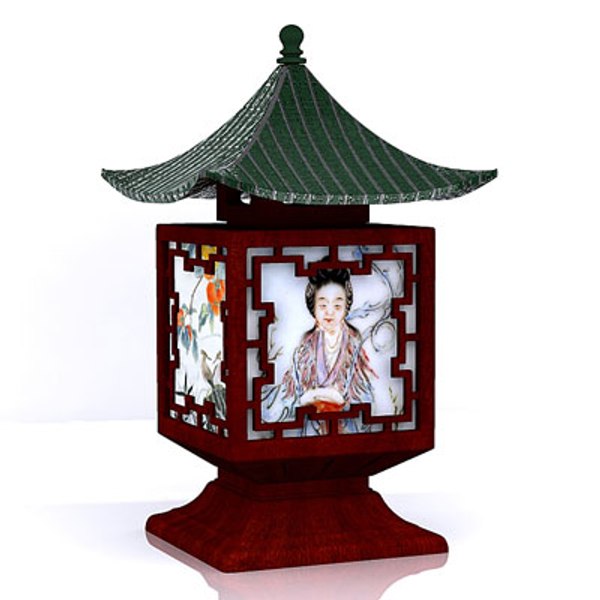 chinese lamp 3d model