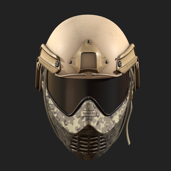 Helmet mask model - TurboSquid 1558348