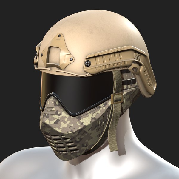 Helmet mask model - TurboSquid 1558348