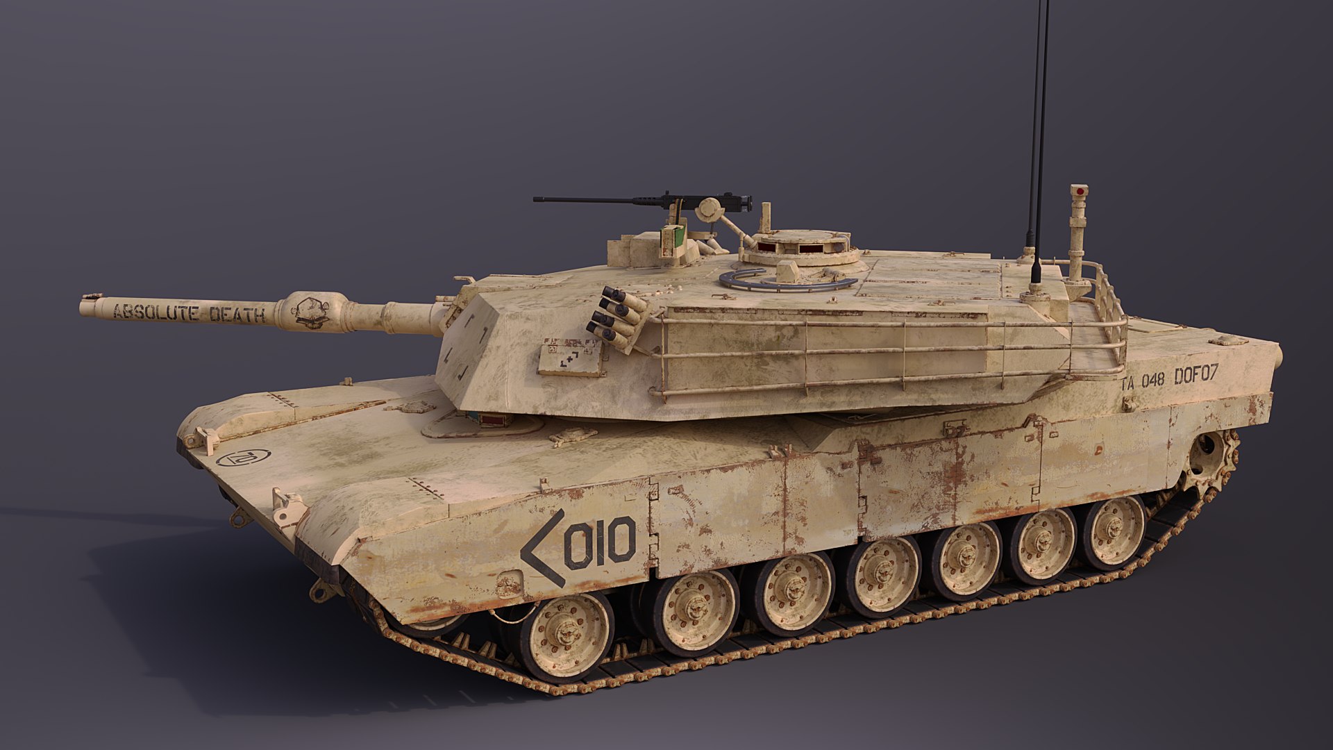 M1 abrams battle tank 3D model - TurboSquid 1518341