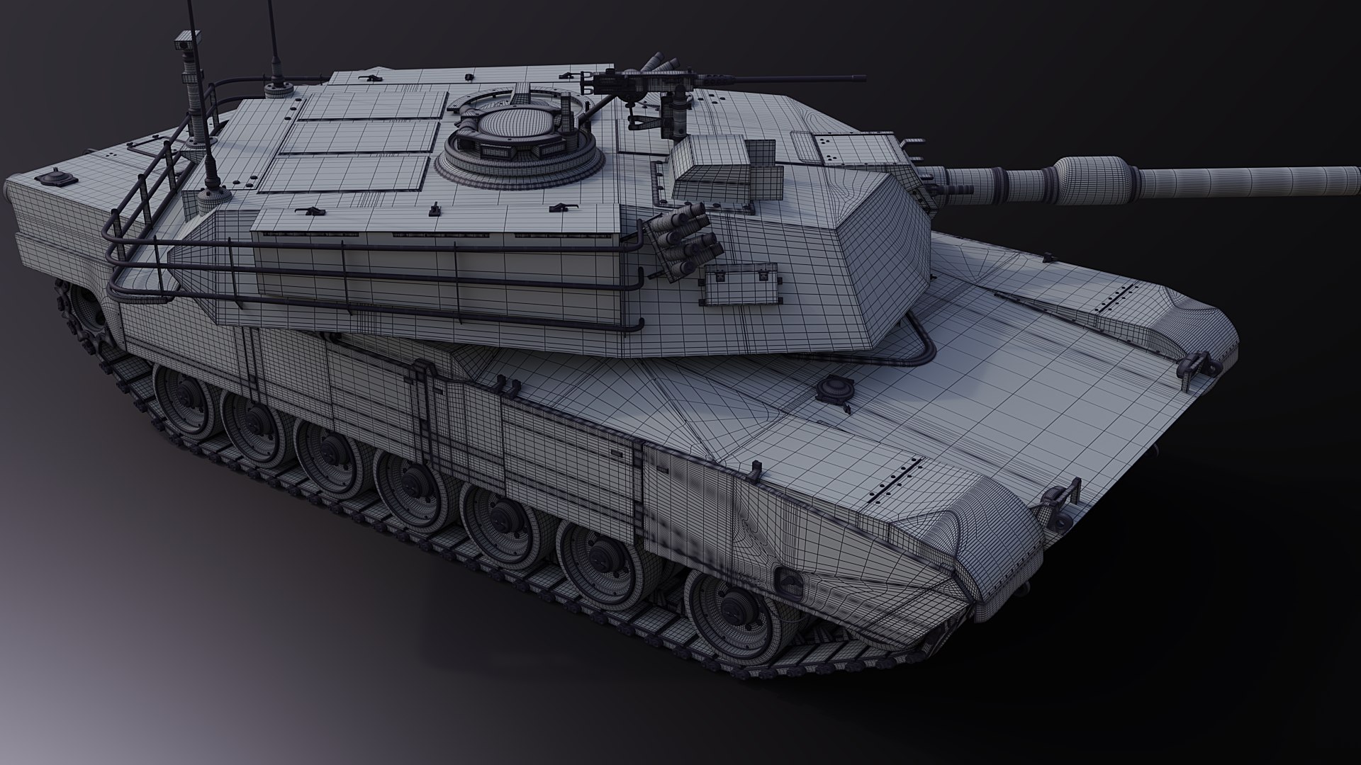 M1 abrams battle tank 3D model - TurboSquid 1518341