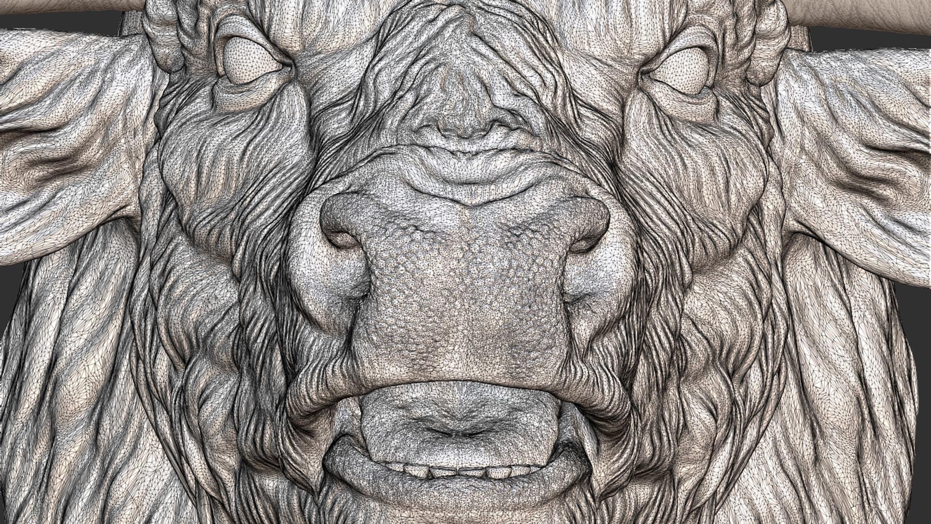 Bull Bellows Model - TurboSquid 1923074