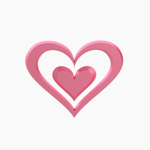 Heart big and small inside 3D model - TurboSquid 1843717