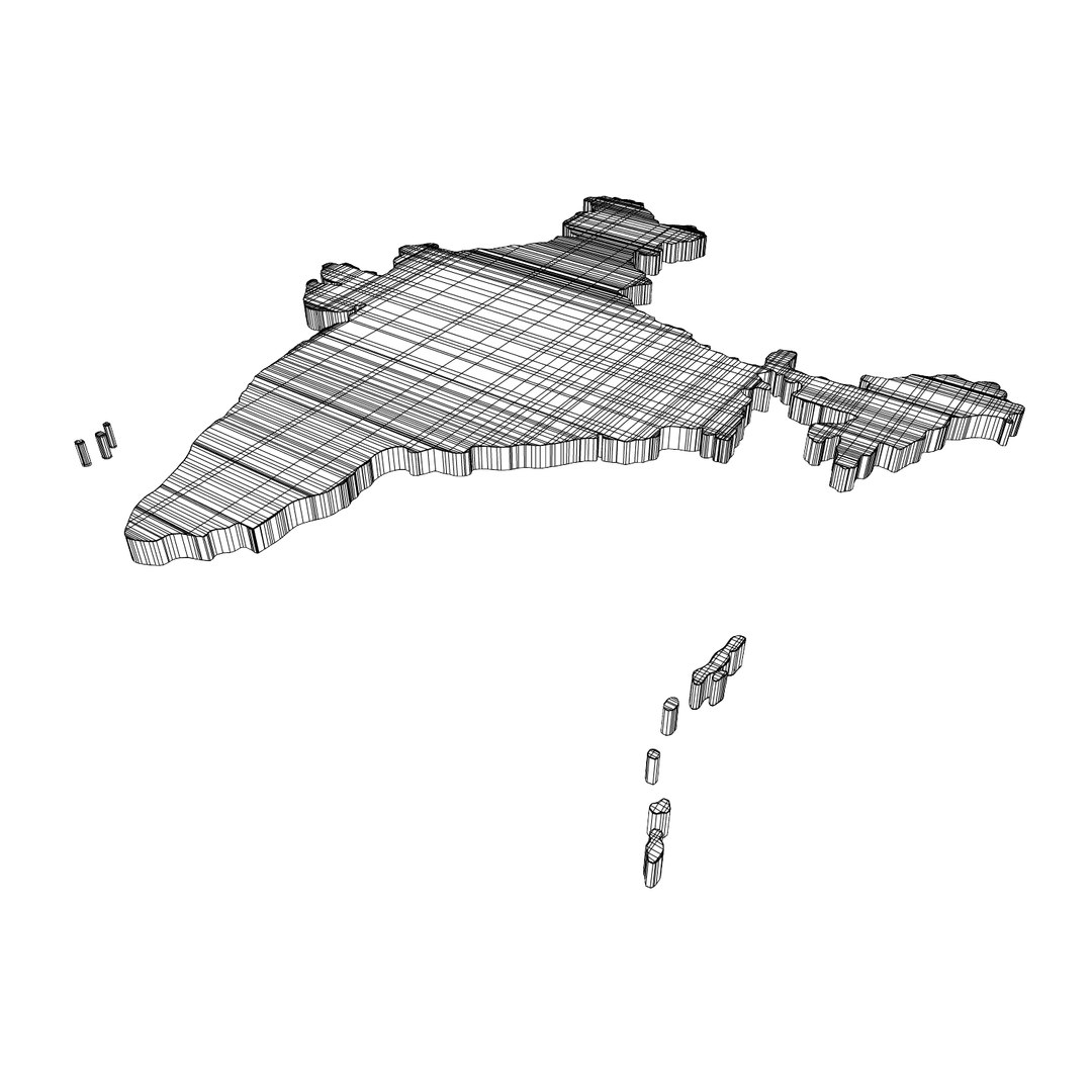 3d India Country Model