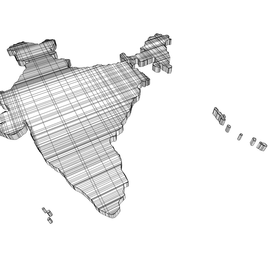 3d India Country Model