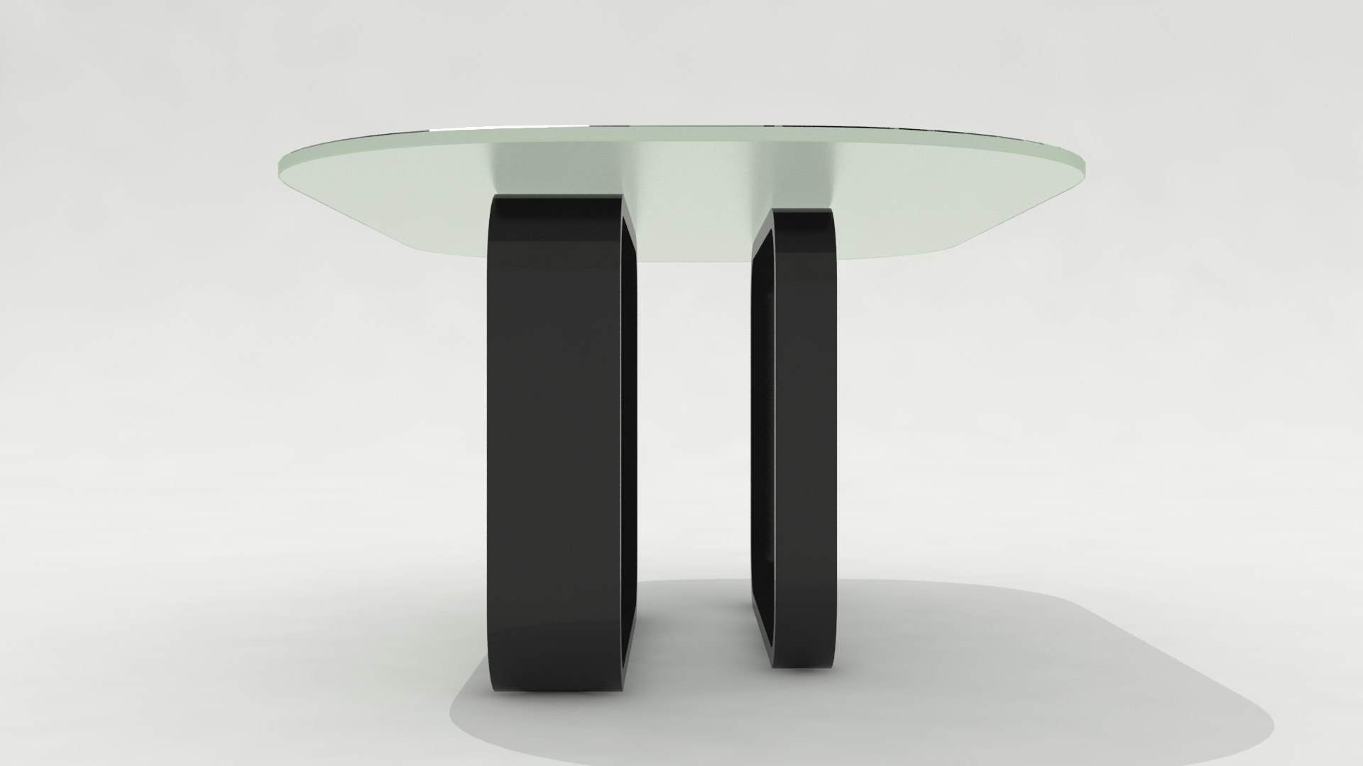 Glass Table 3d Model