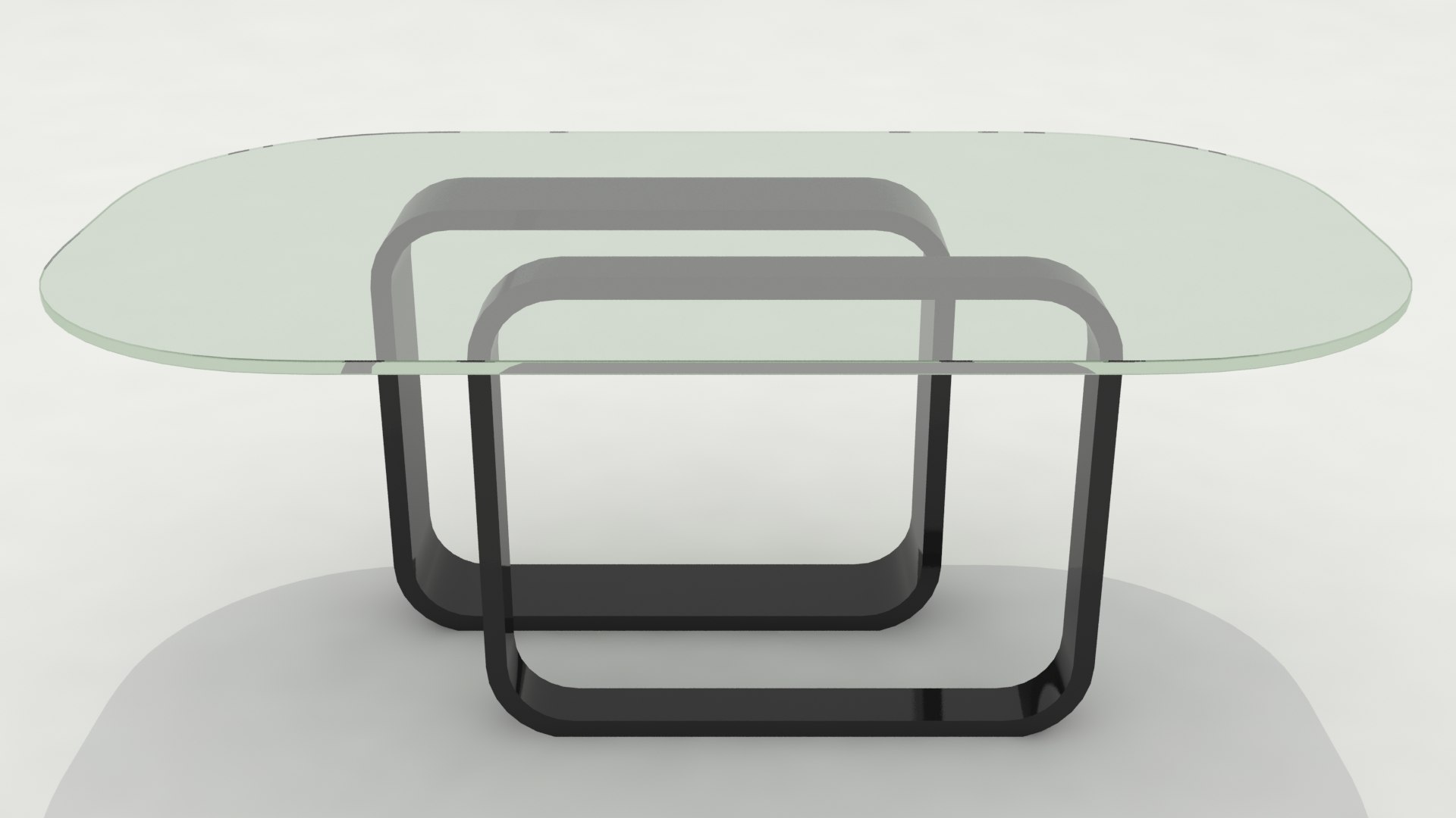 Glass Table 3d Model