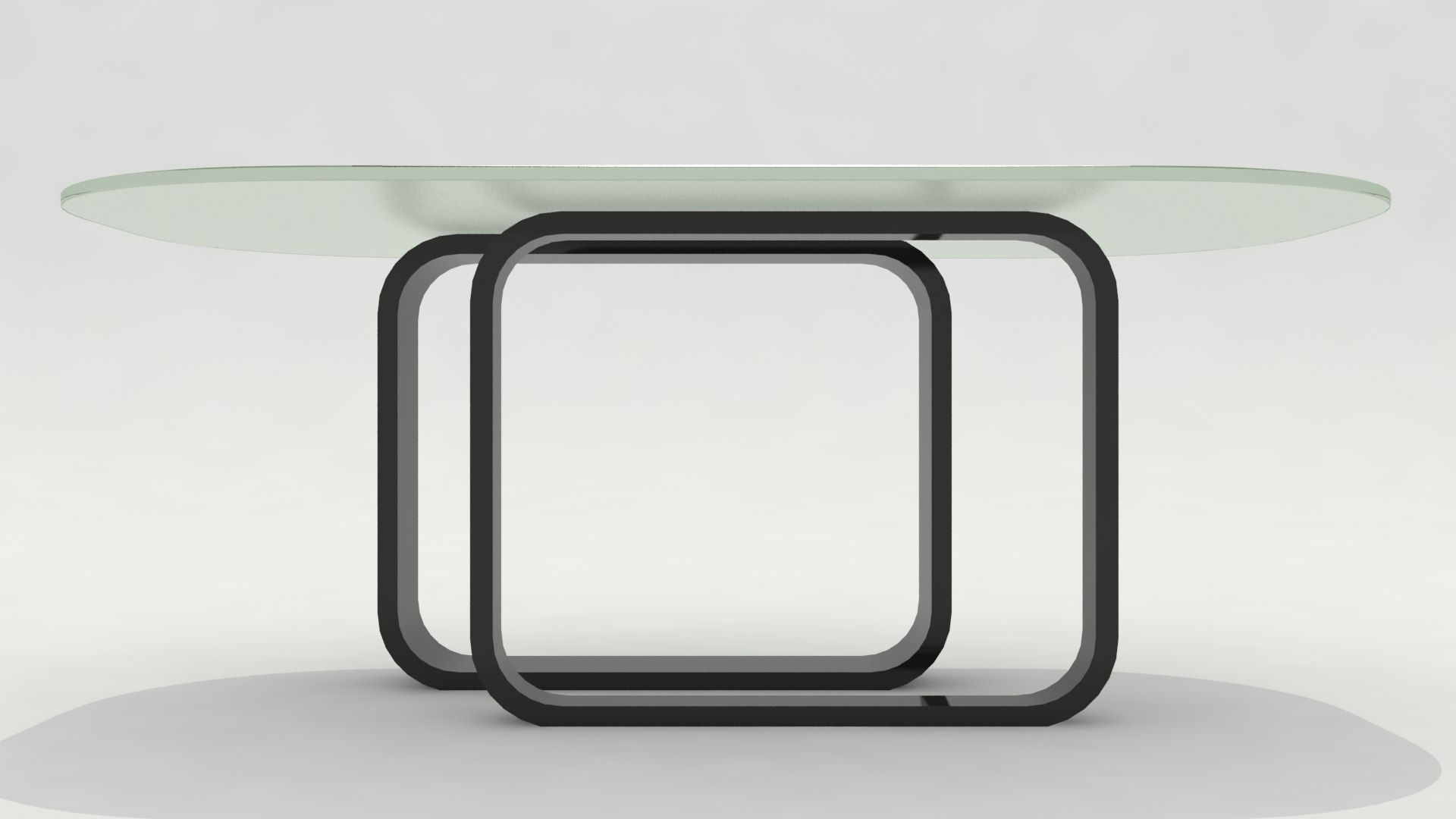 Glass Table 3d Model