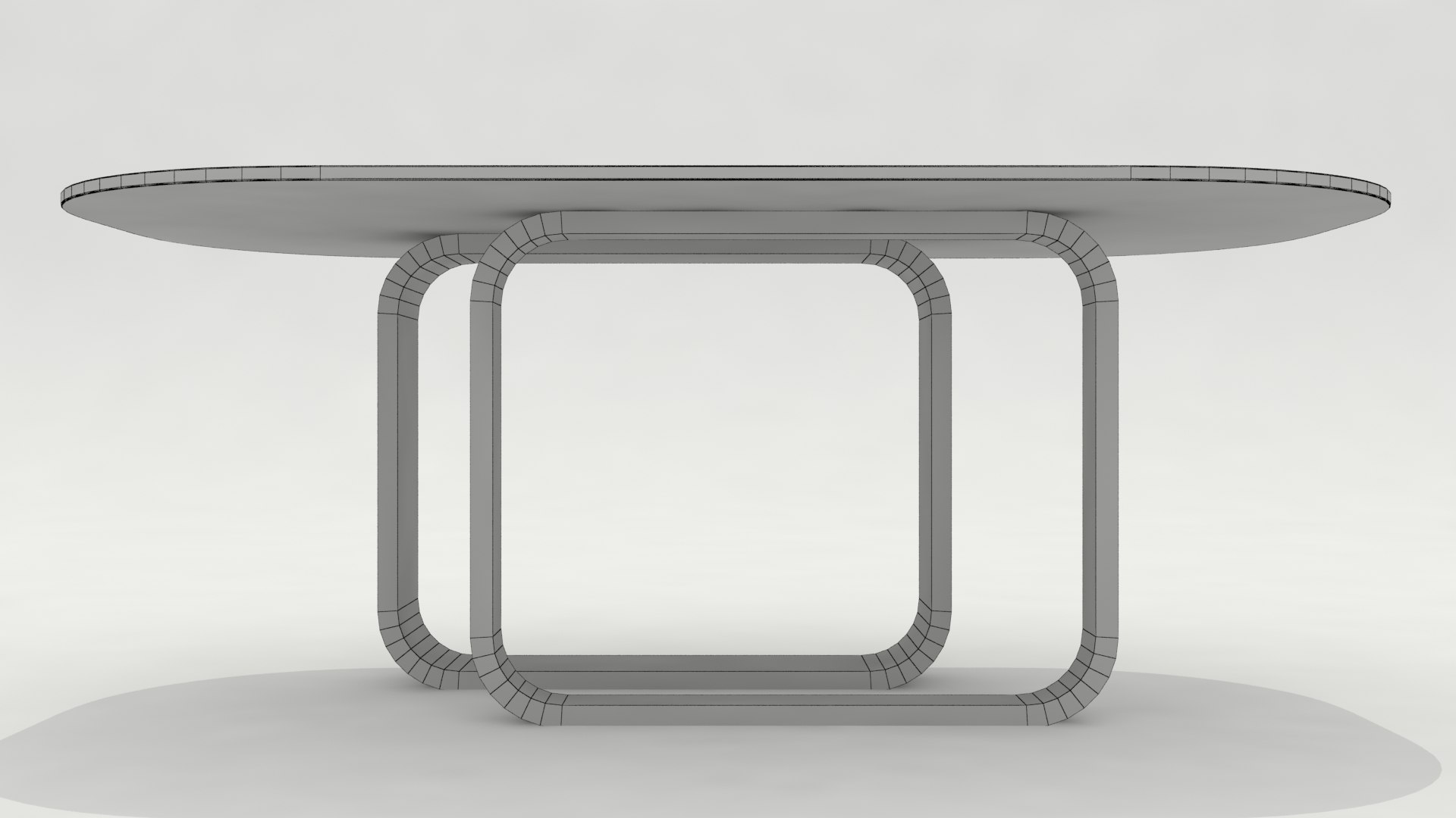 Glass Table 3d Model
