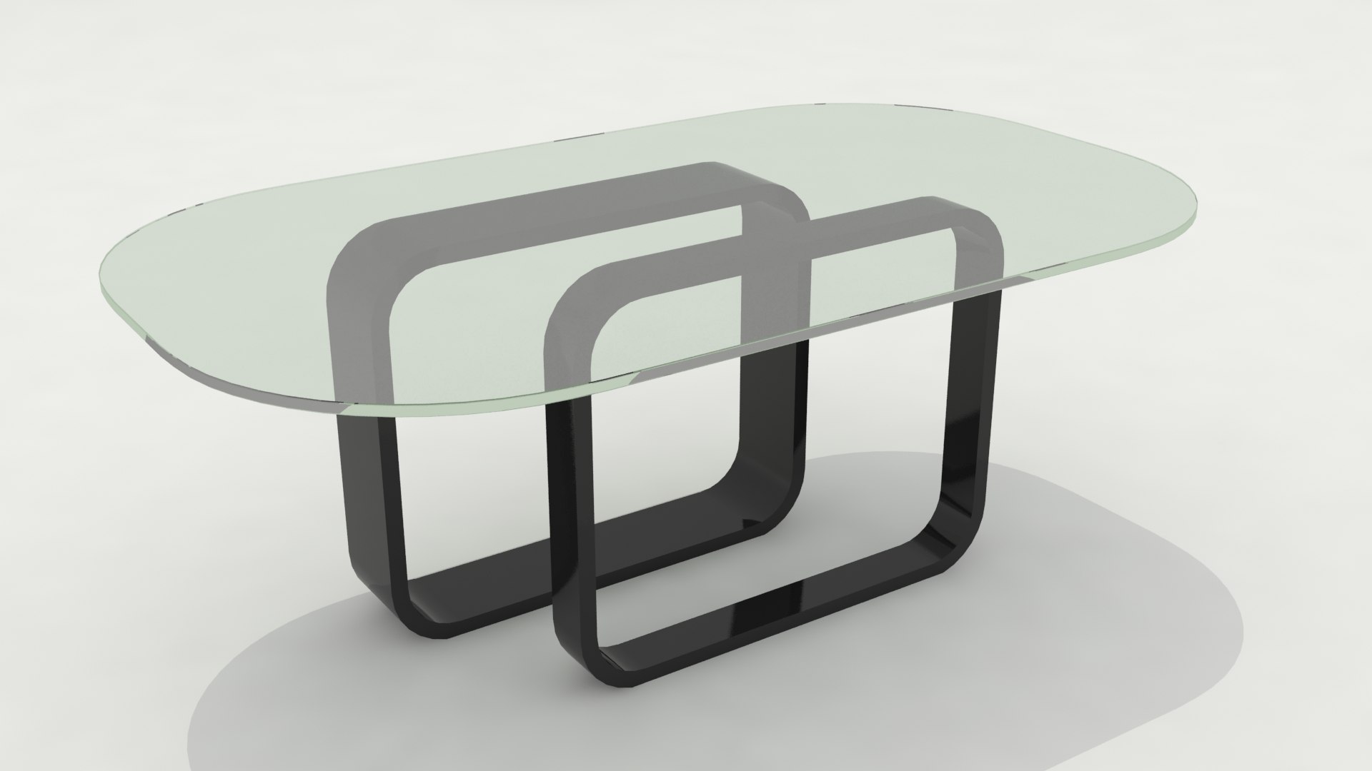 Glass Table 3d Model