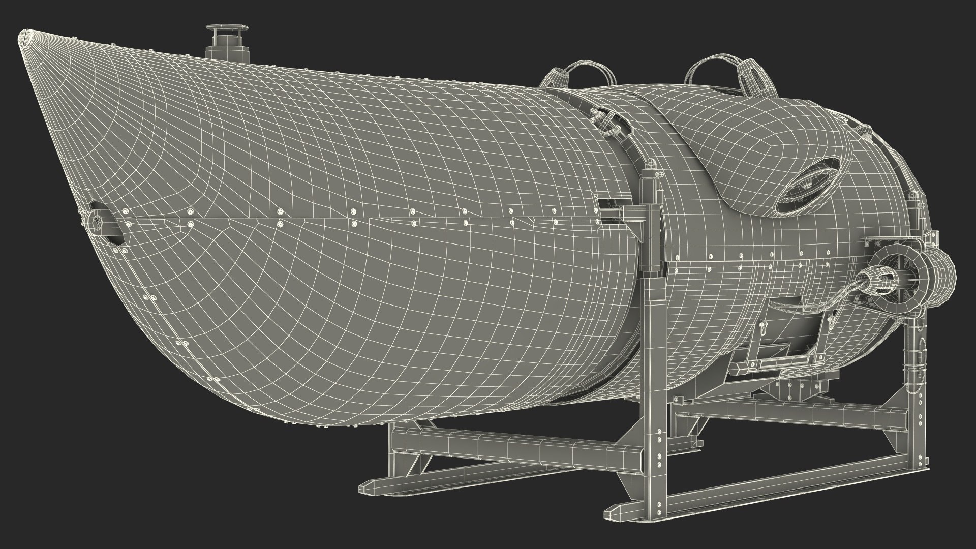 OceanGate Titan Submersible Old 3D model - TurboSquid 2159254
