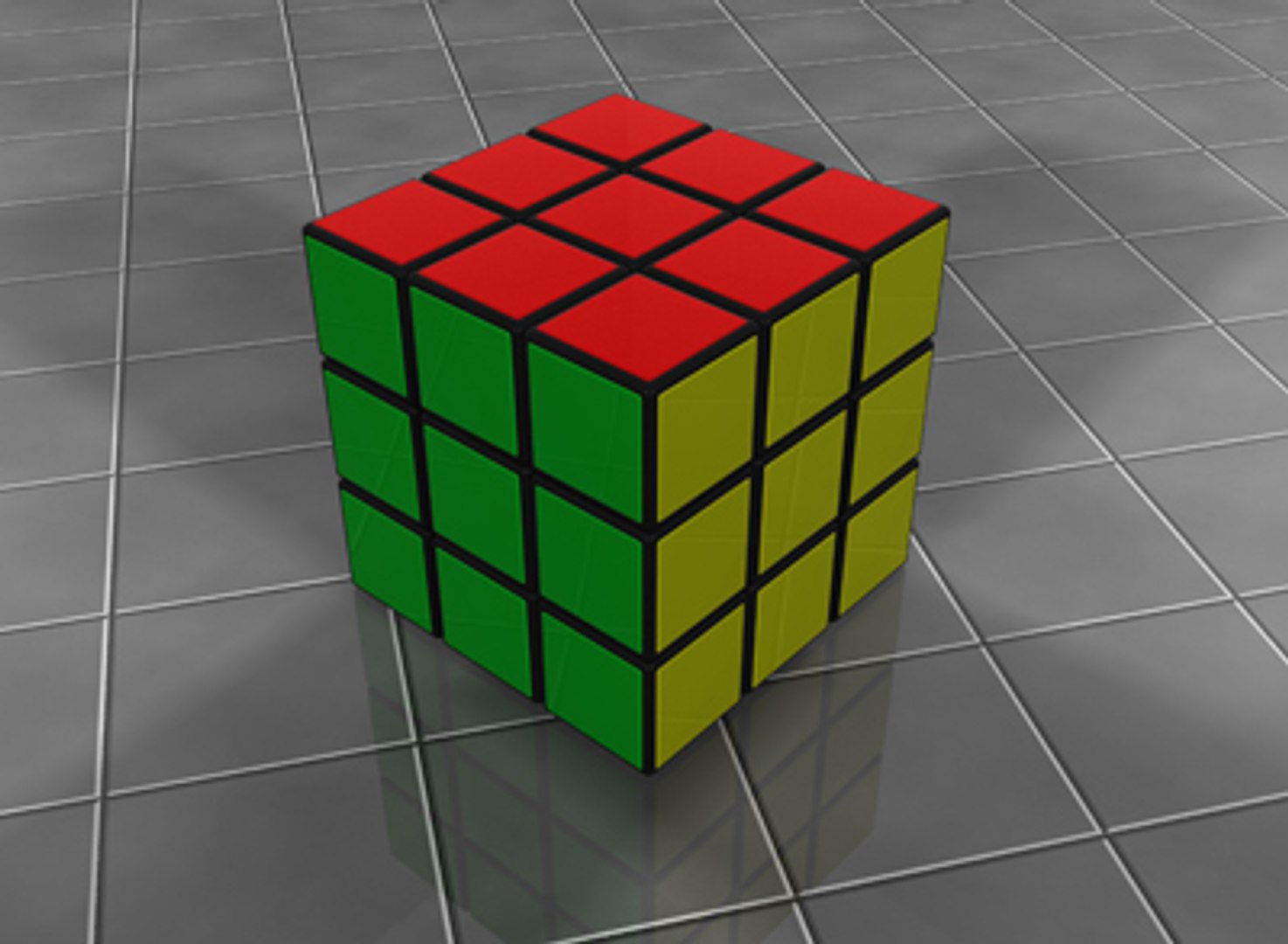 3d Rubick S Cube Model