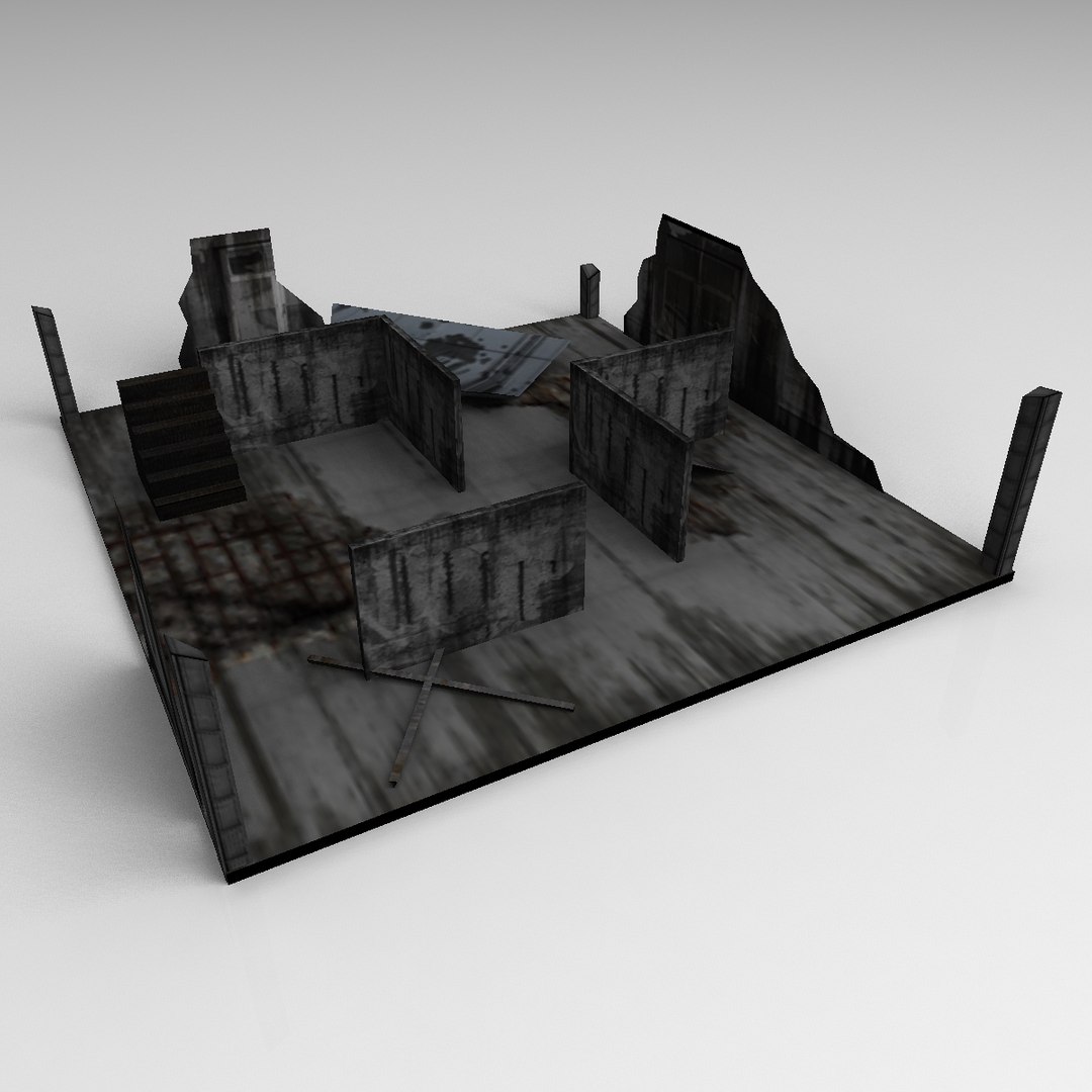 Unity Buildings 3d Model