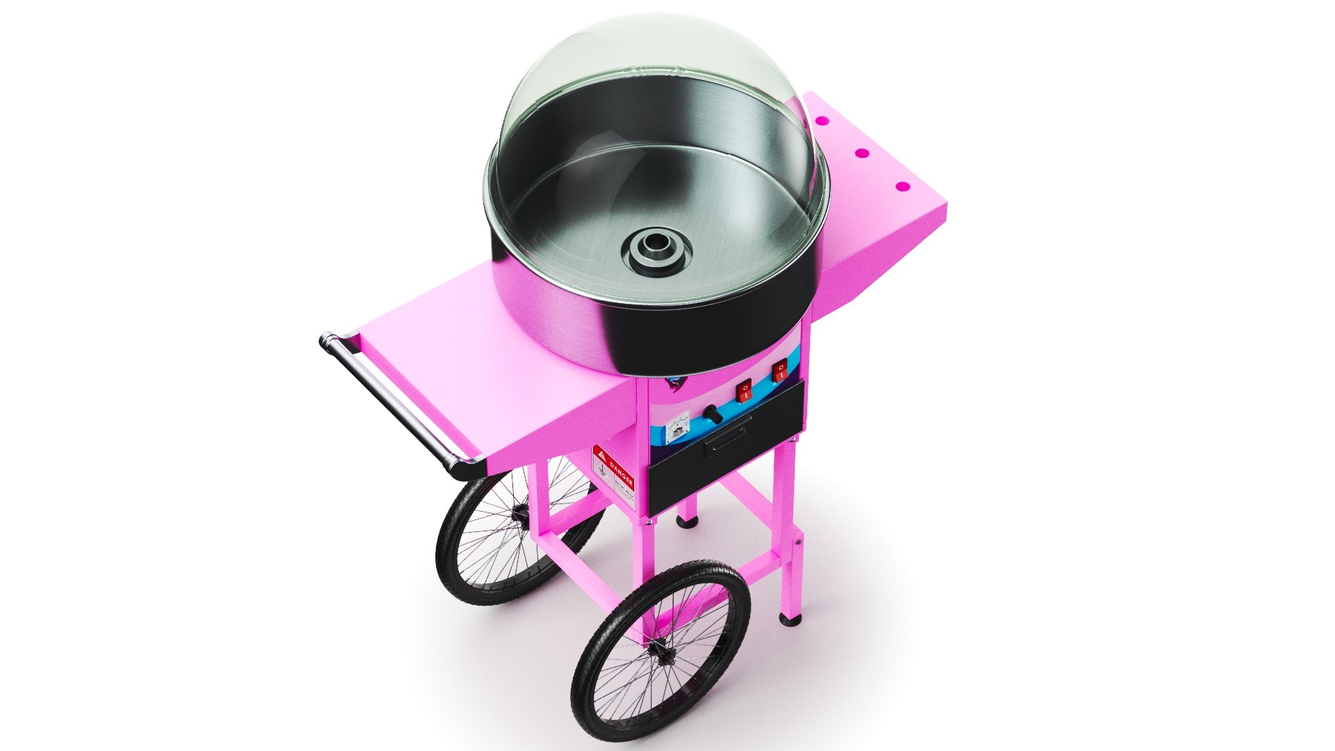 3D Two Detailed Candy Carts Model - TurboSquid 2332156