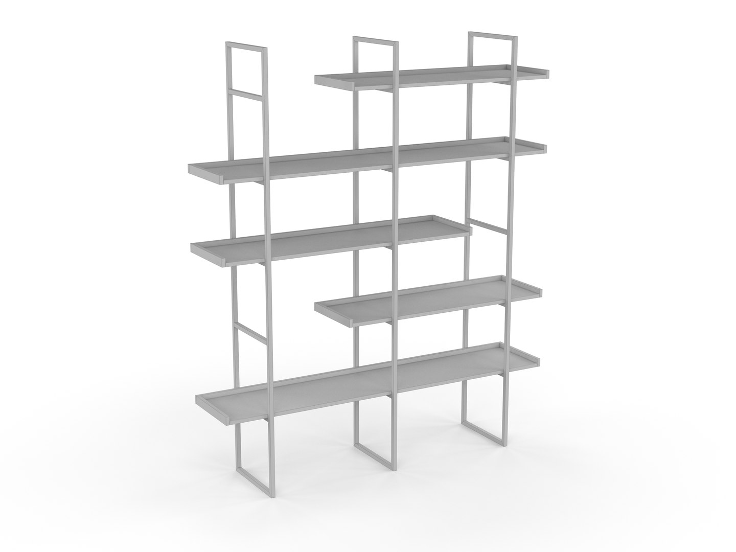 3D Room Shelf-rack 4 In LoFT Style Model - TurboSquid 2312053
