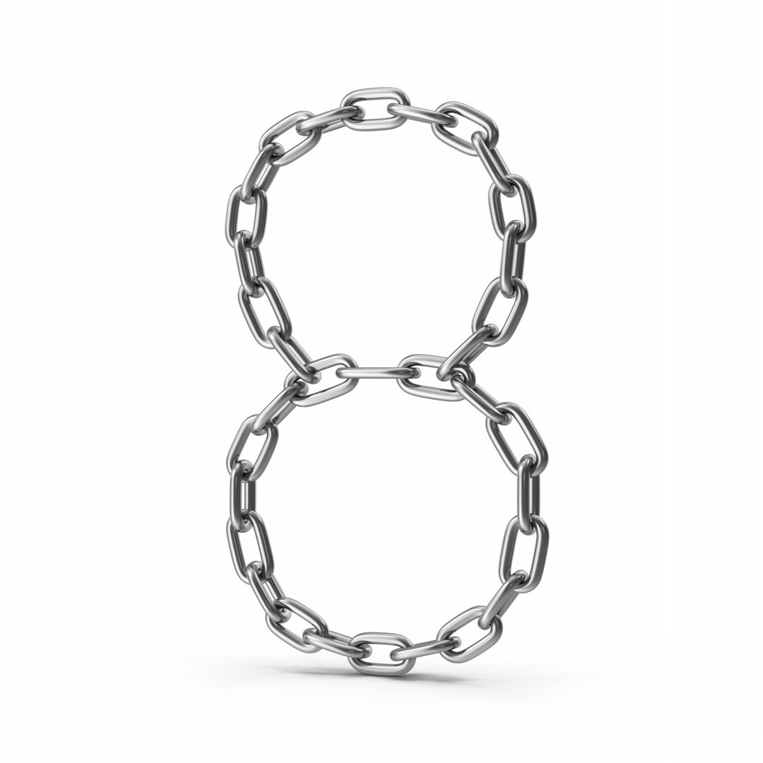 Chain Number Eight 3D Model - TurboSquid 2025666