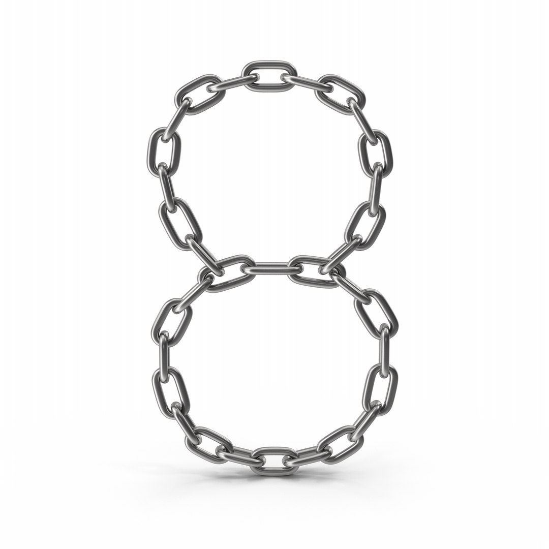 Chain Number Eight 3D Model - TurboSquid 2025666