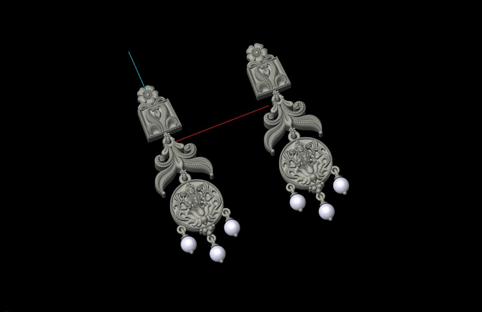 3D Earing - TurboSquid 2168726