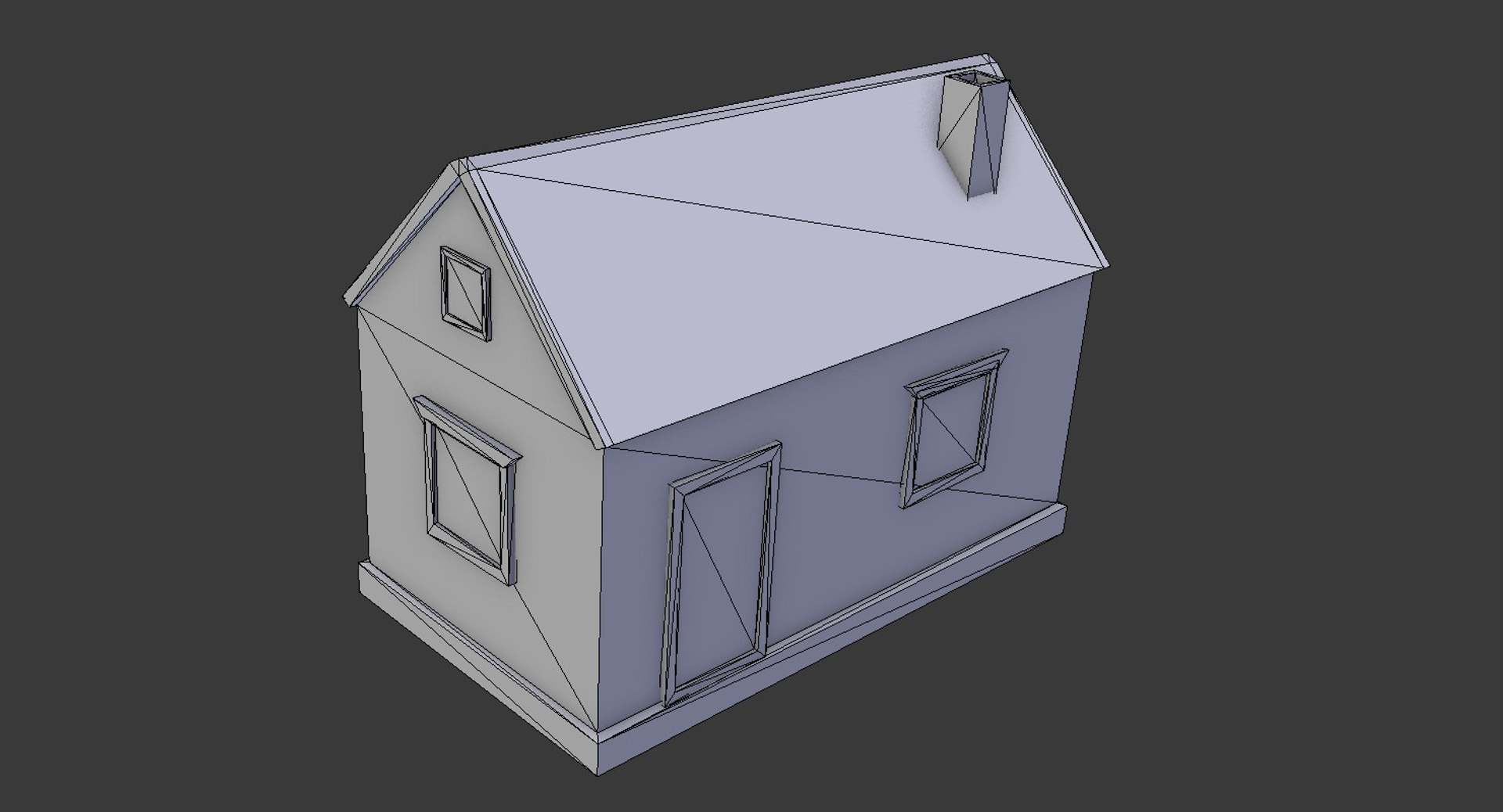 3d Model House Blender