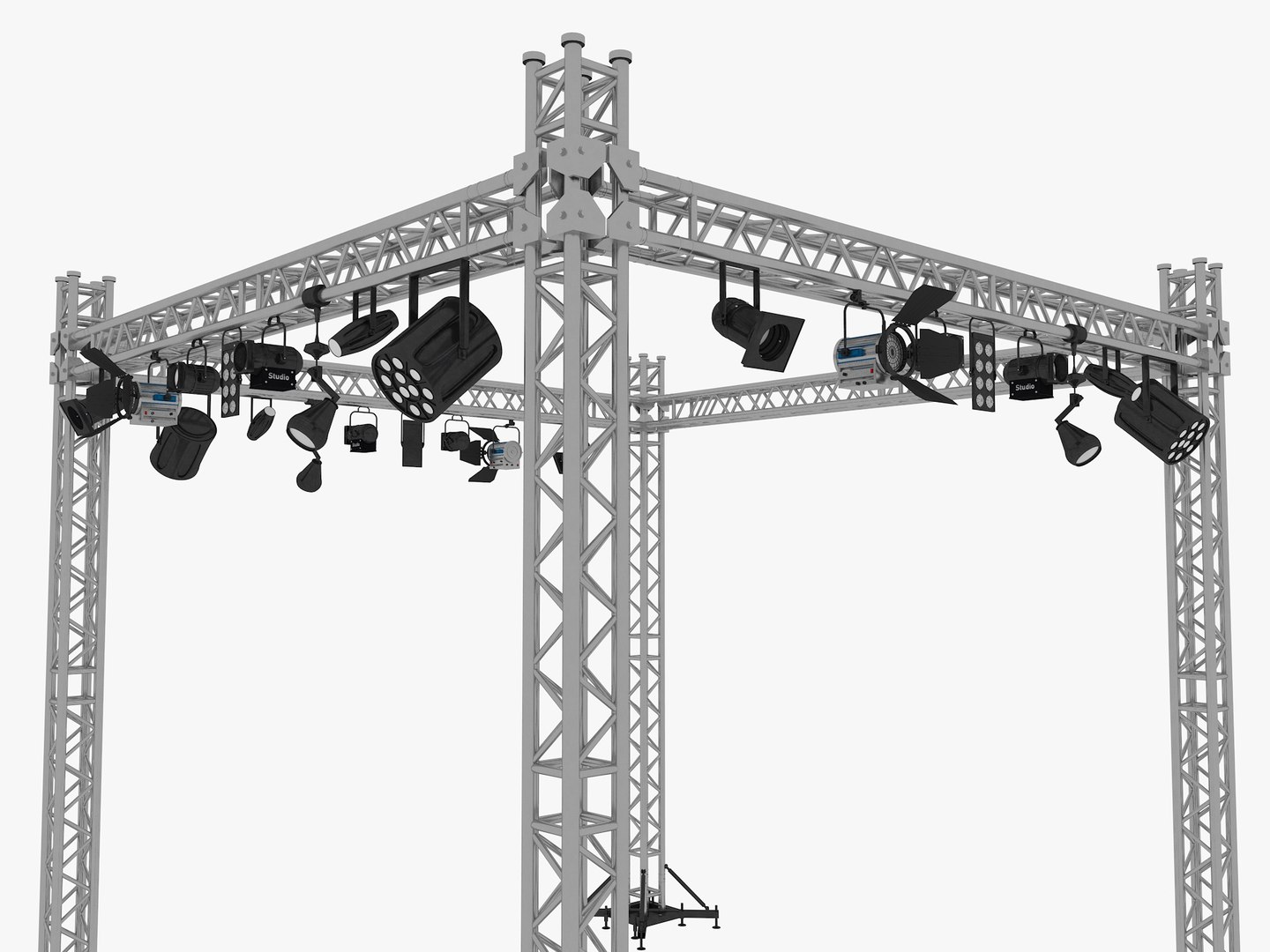 3D Model Light Truss 8 - TurboSquid 2085616