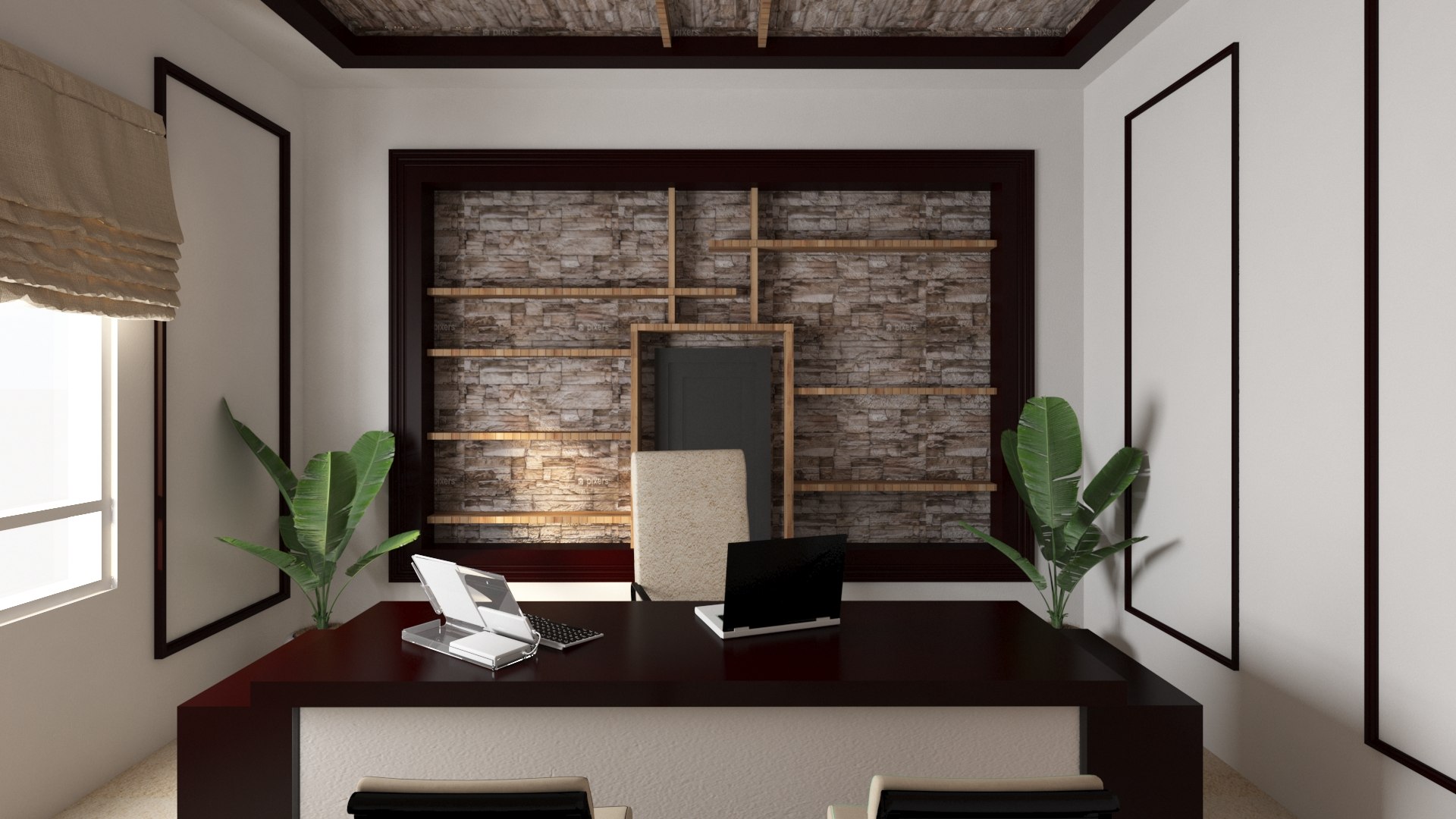 Office Model 3D Model - TurboSquid 1766390