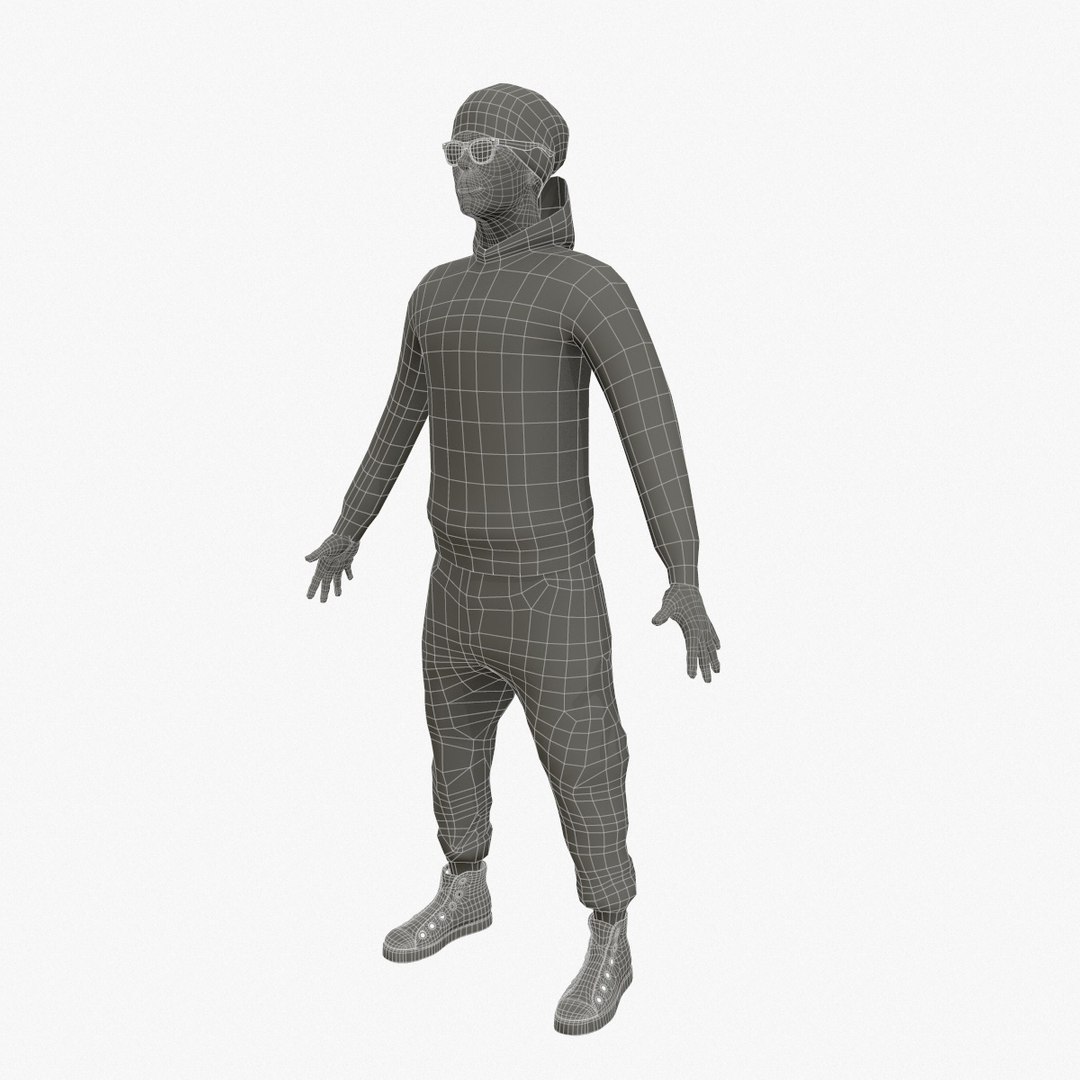 3d Model Man Cool