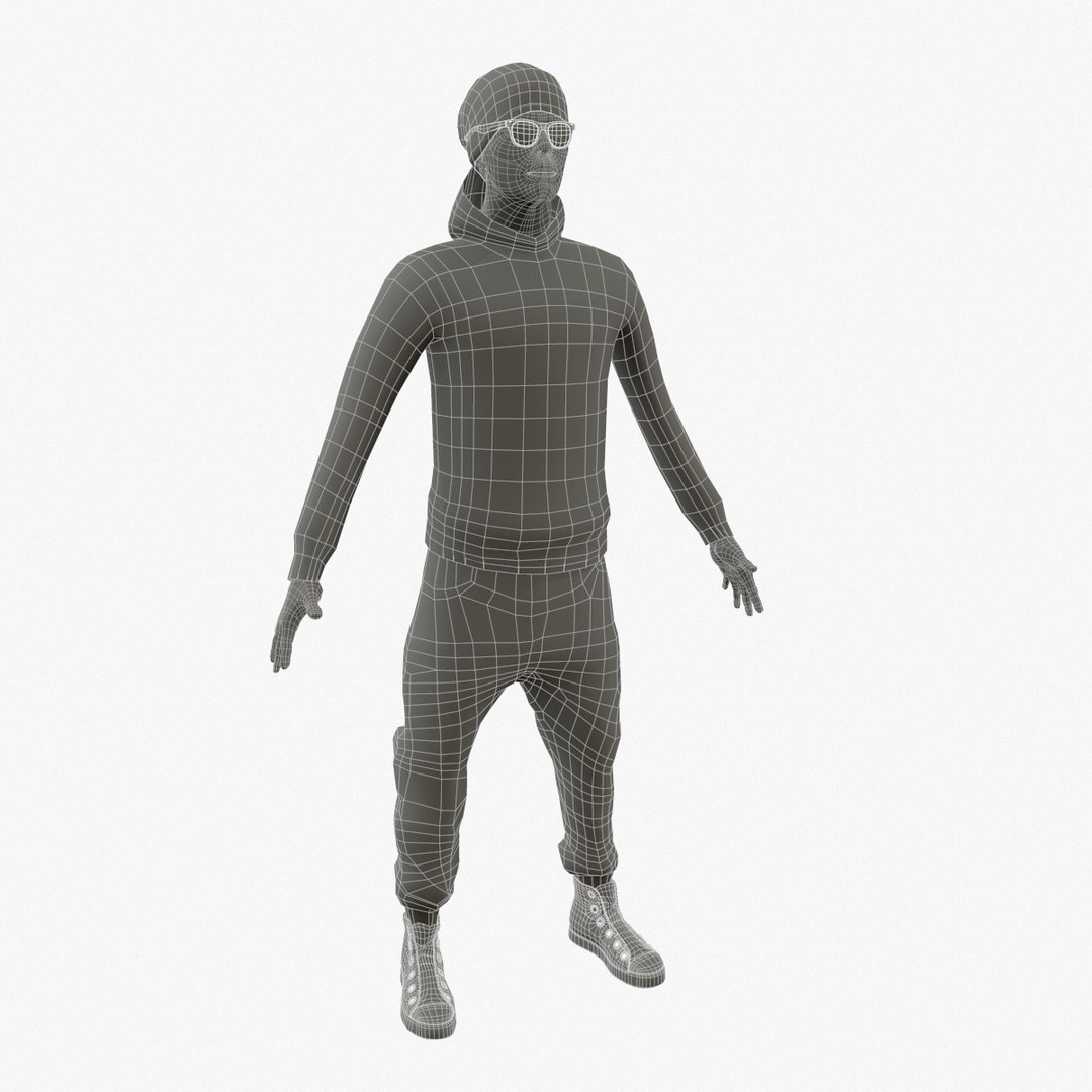 3d Model Man Cool