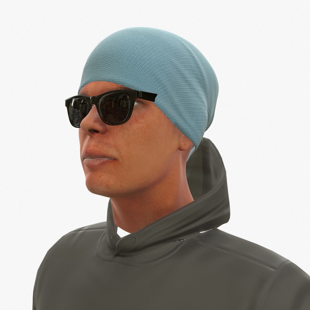 3d Model Man Cool