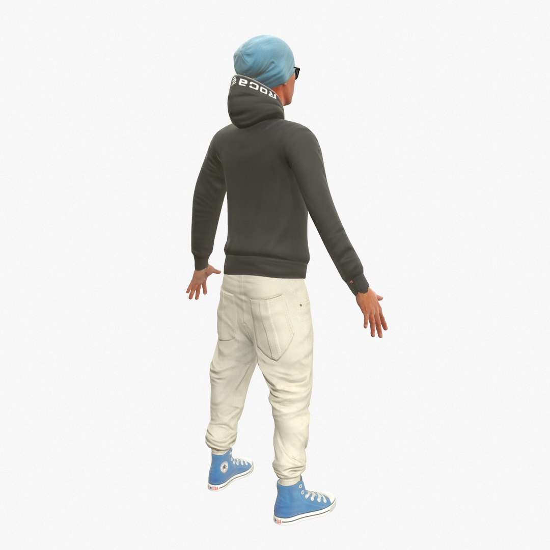 3d Model Man Cool